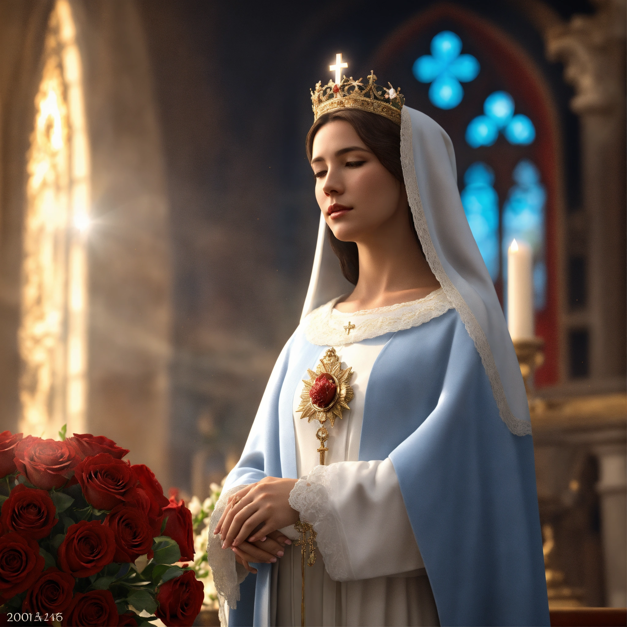 Lexica - Unreal engine render of a Beautiful 16k Queen Mary Mother of ...