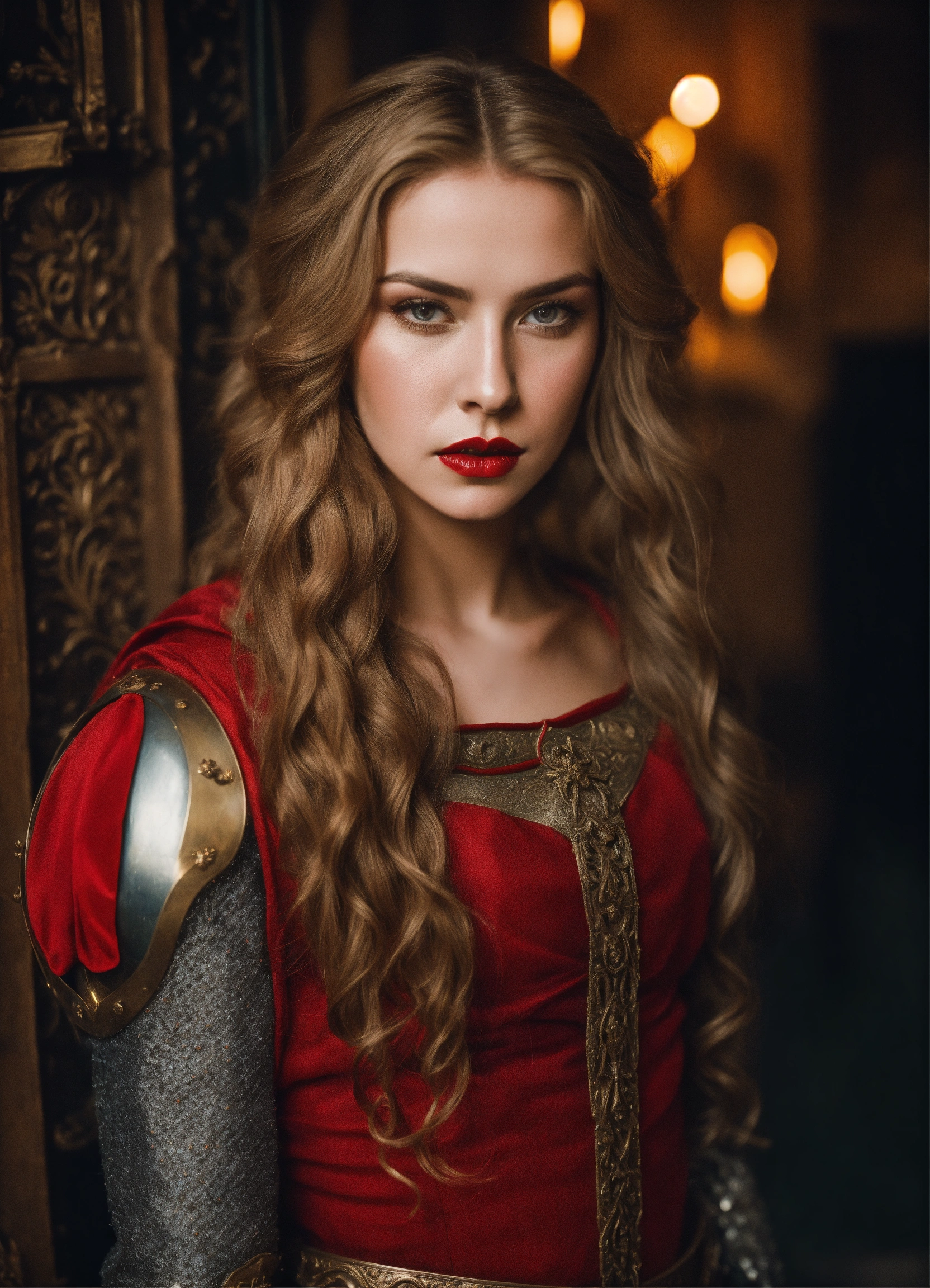 Lexica - Photo quality portrait of Alina Artz as a beautiful mediaeval ...