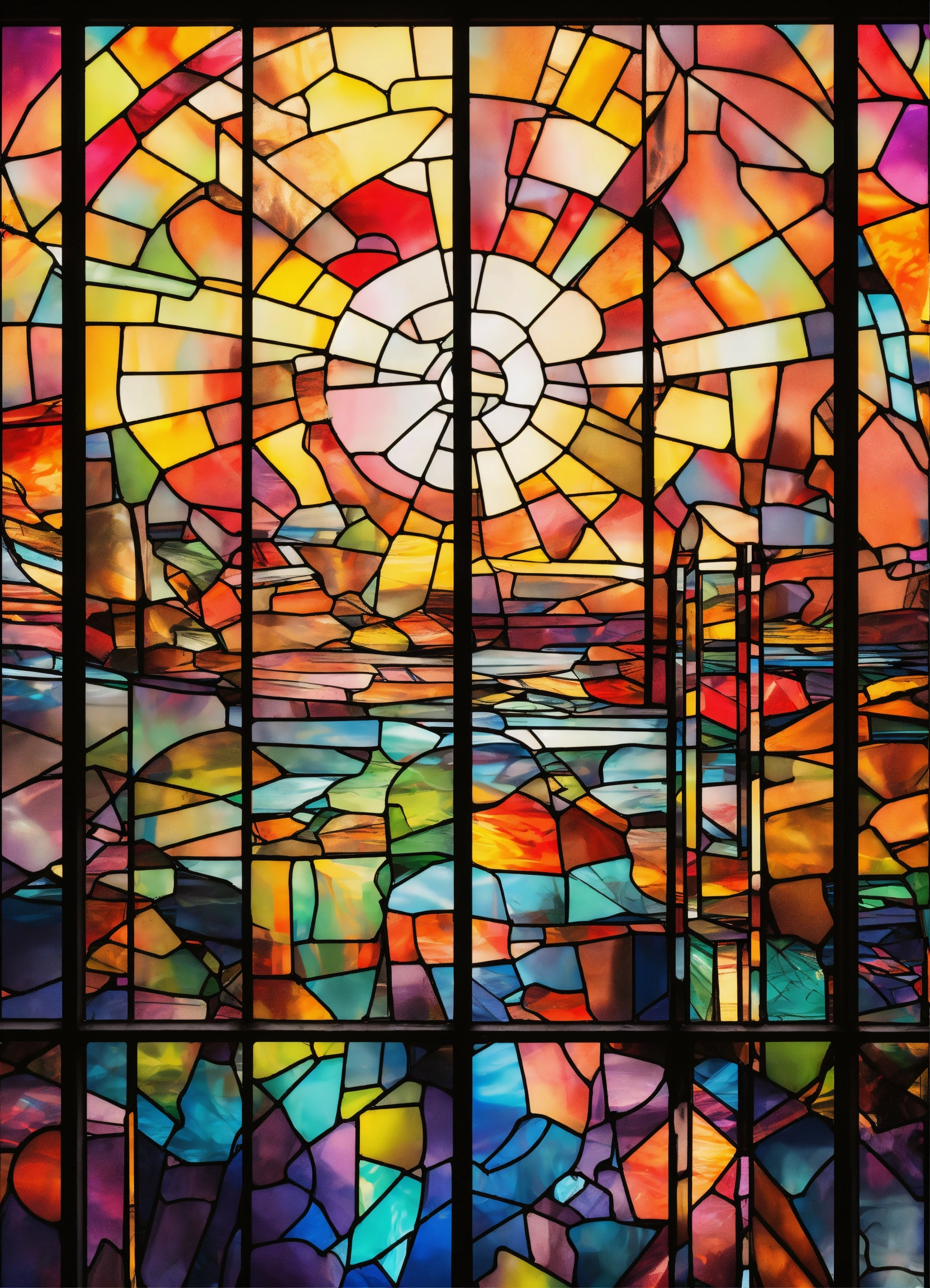 Lexica - Stained glass, abstract graffiti tag brush comic art. Comic ...