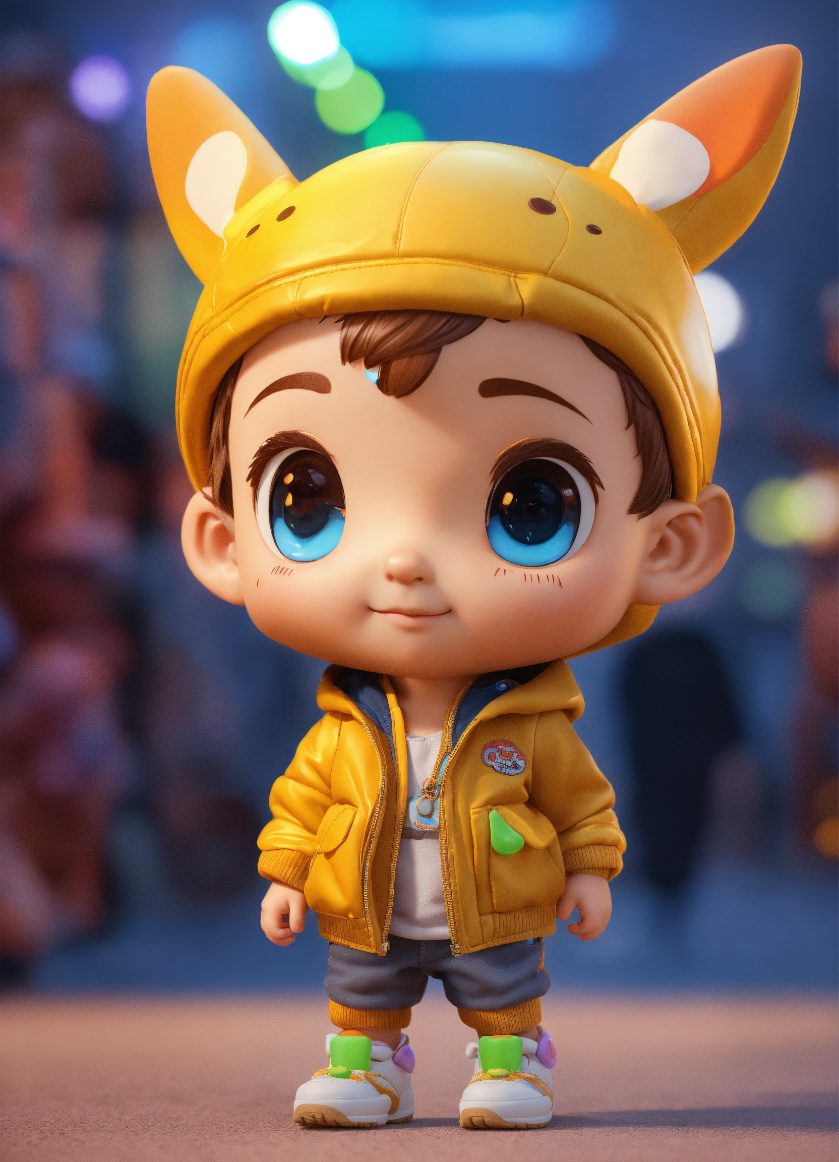 Lexica - 4d photographic image of full body image of a cute little ...