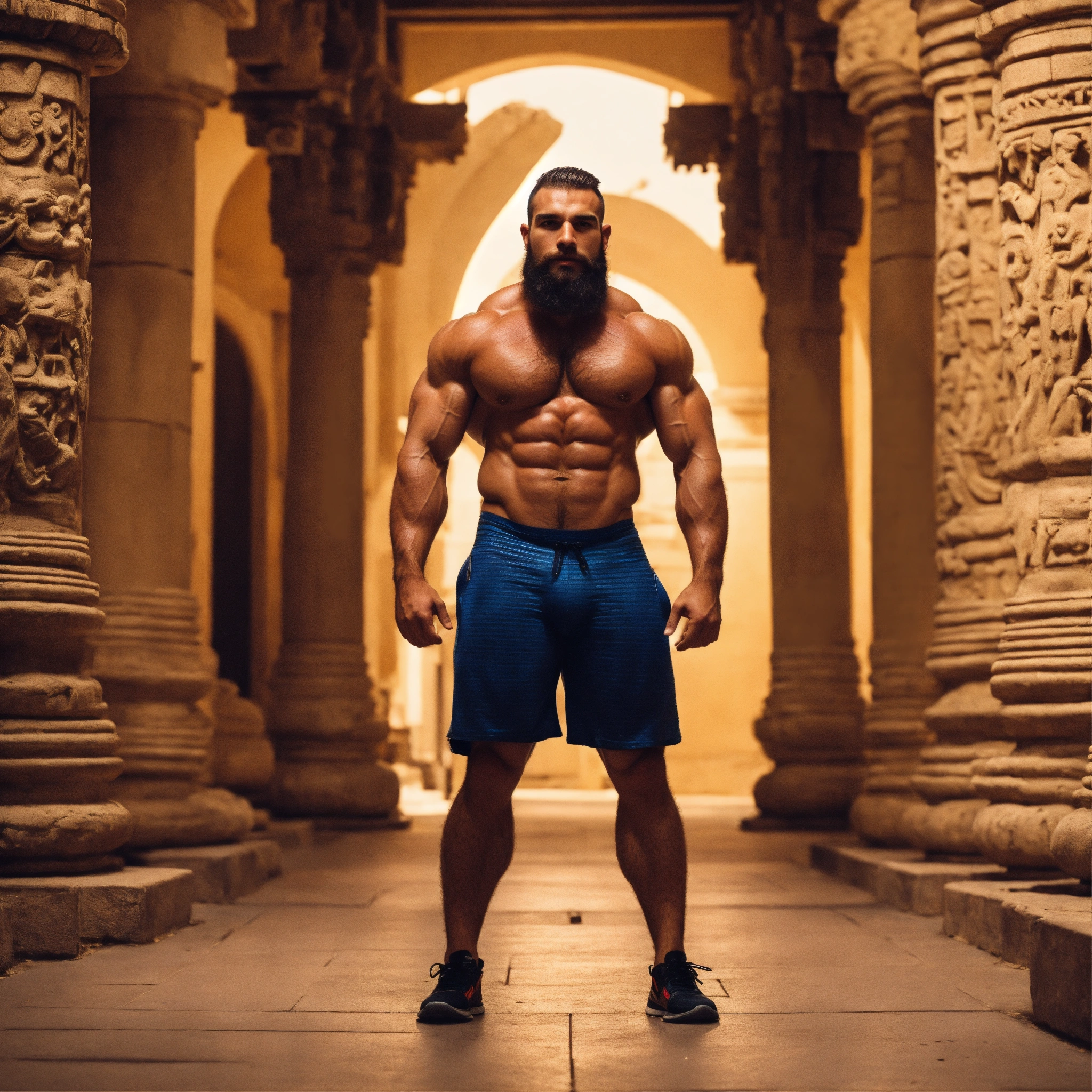 Lexica - 30-year-old hairy Maltese man with big muscles, big ...