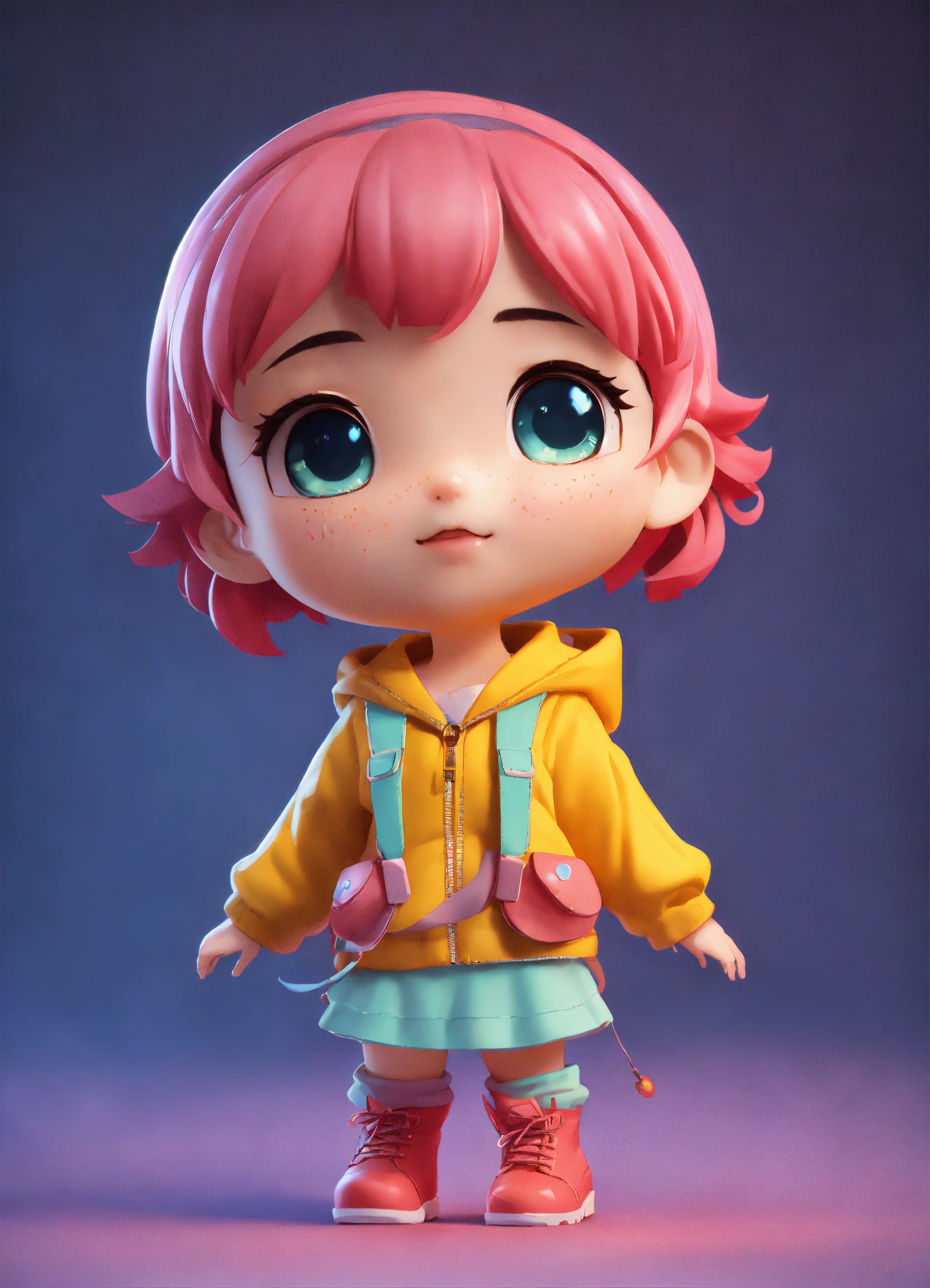 Lexica - 4d photographic image of full body image of a cute little ...