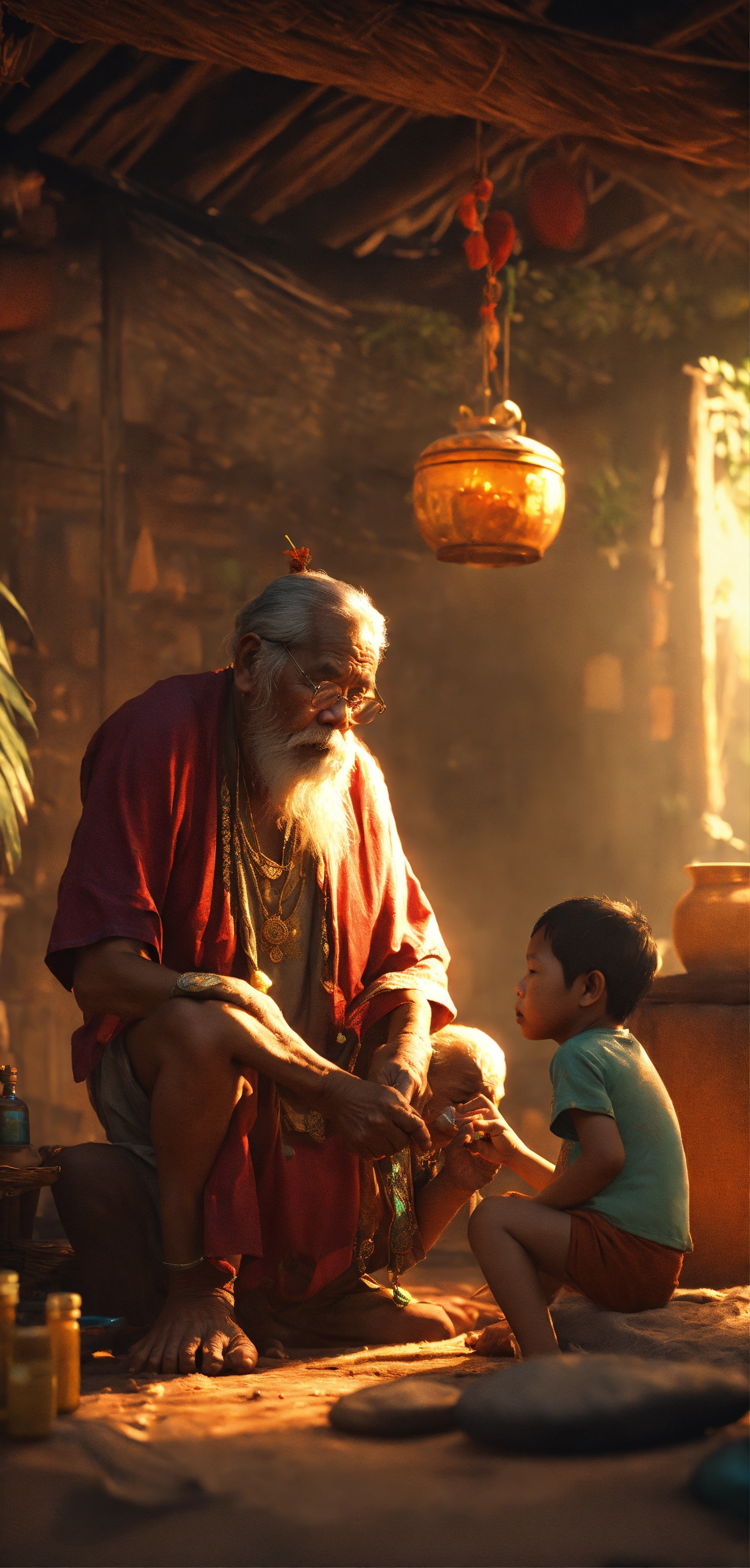 Lexica - Pilipino Albularyo dirty oldman, traditional healer giving ...