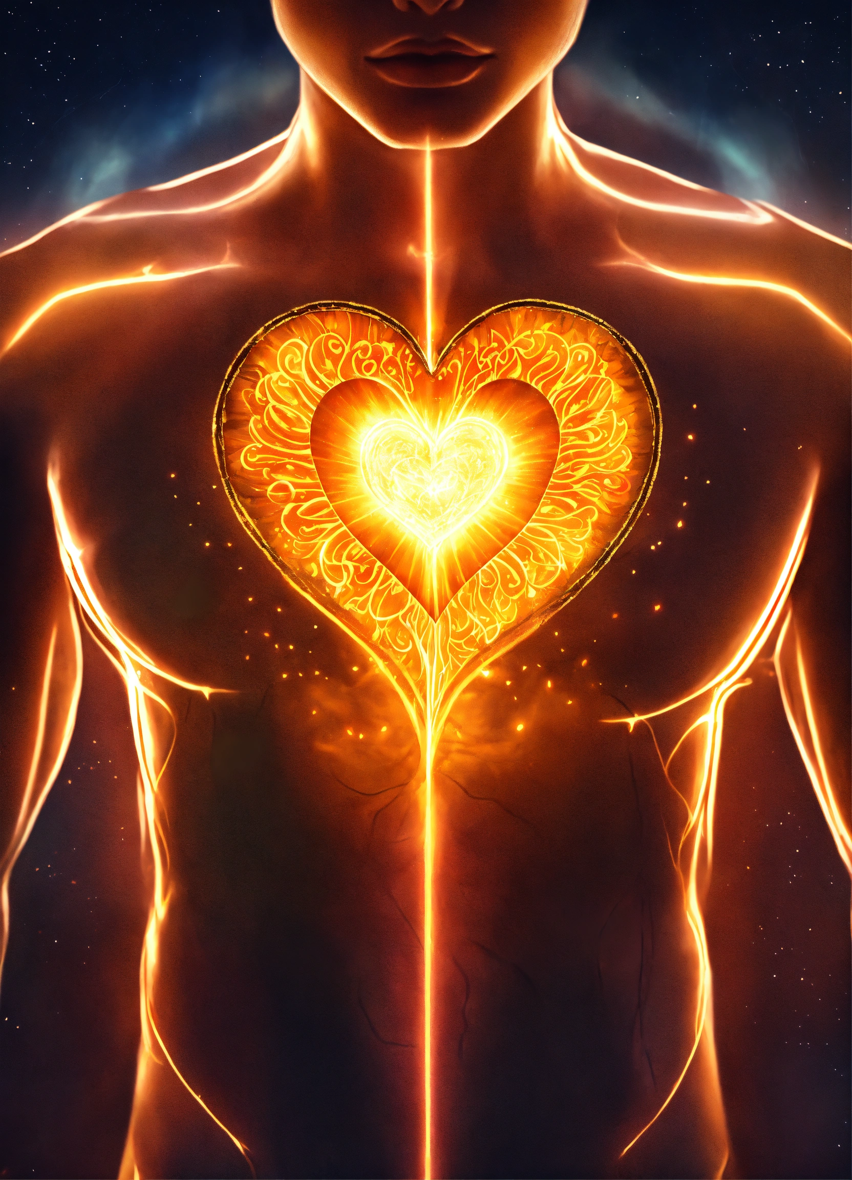 Lexica - Realistic image that symbolizes the inner light within each ...