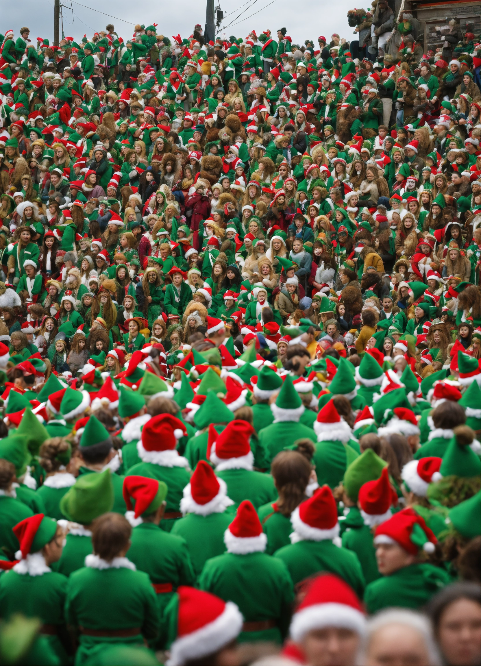 Lexica - Elf crowd