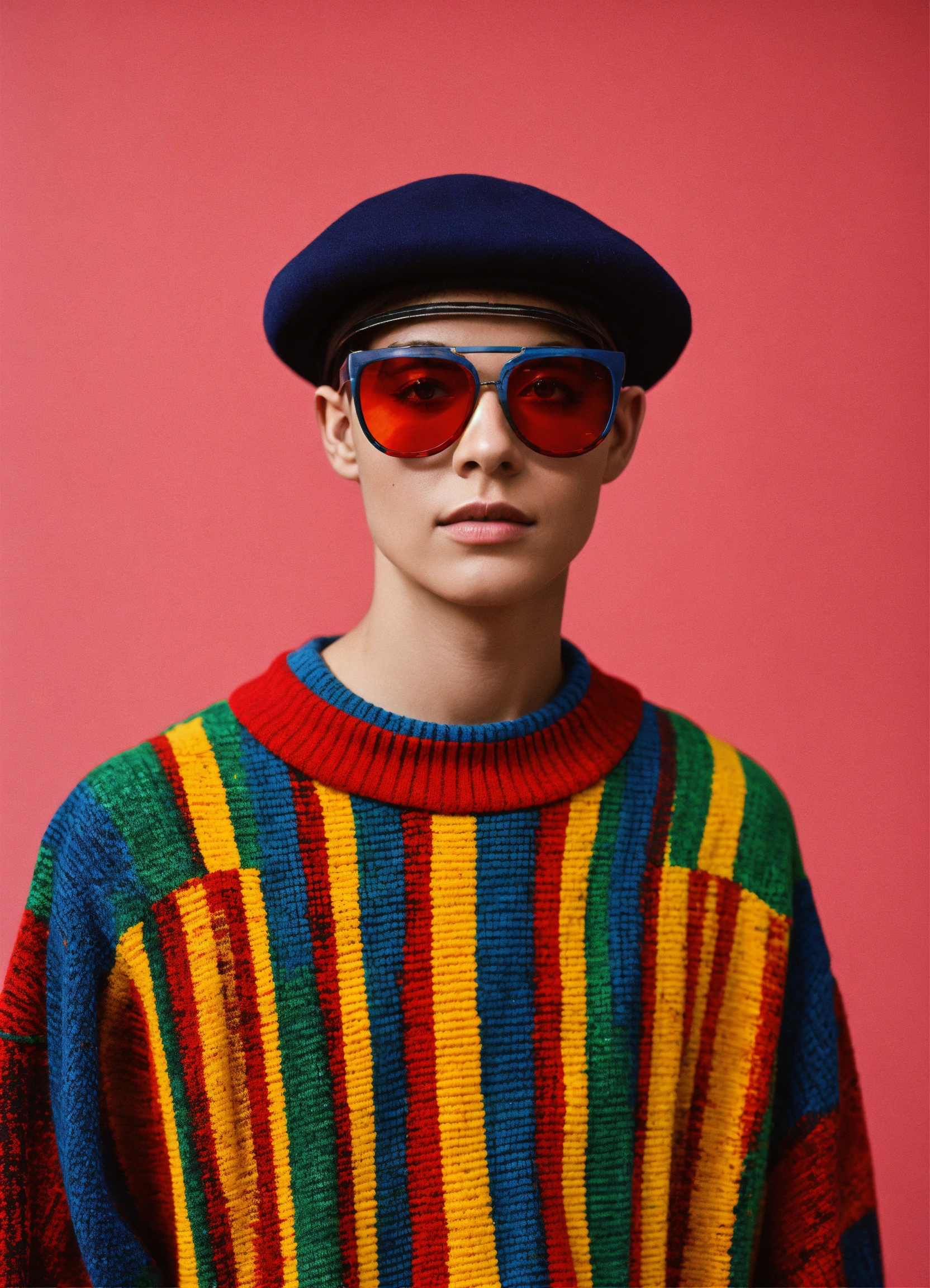 Lexica - Front profile half body model show Photography, in the ...