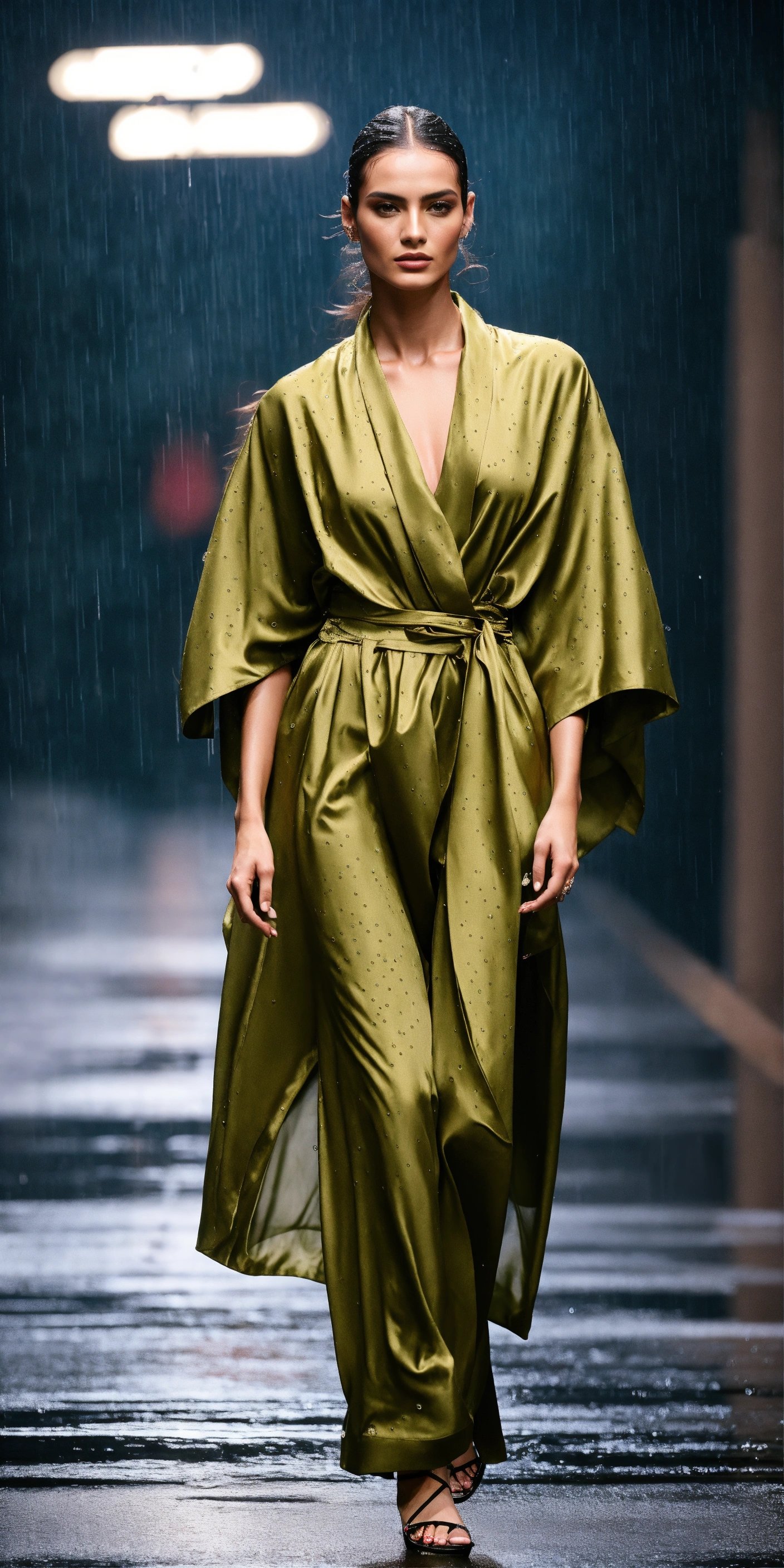 Lexica - 3d realistic photo of fierce italian model wearing dolman ...