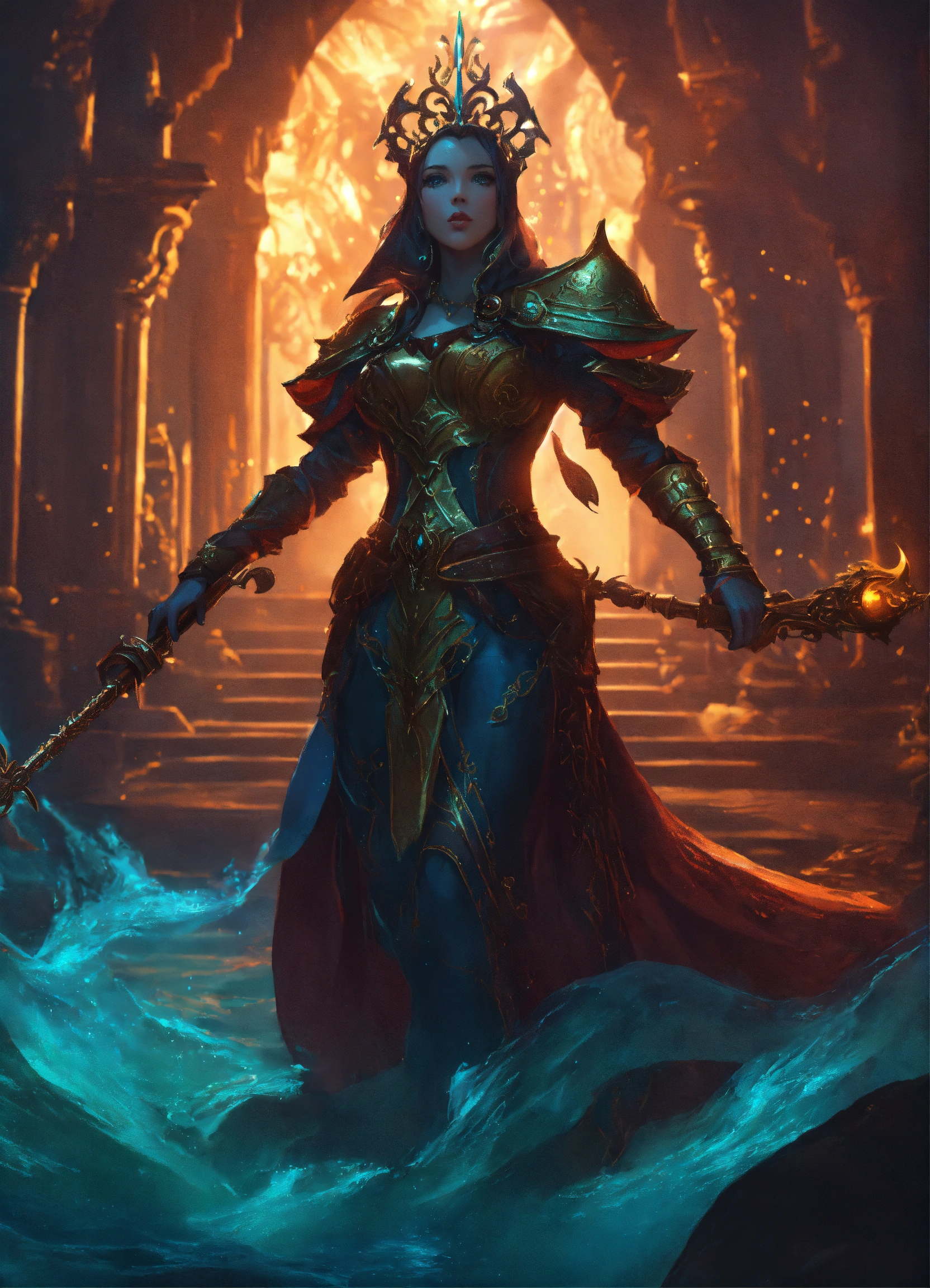 Lexica - D&D, fantasy, cinematic. Queen of the Abyss