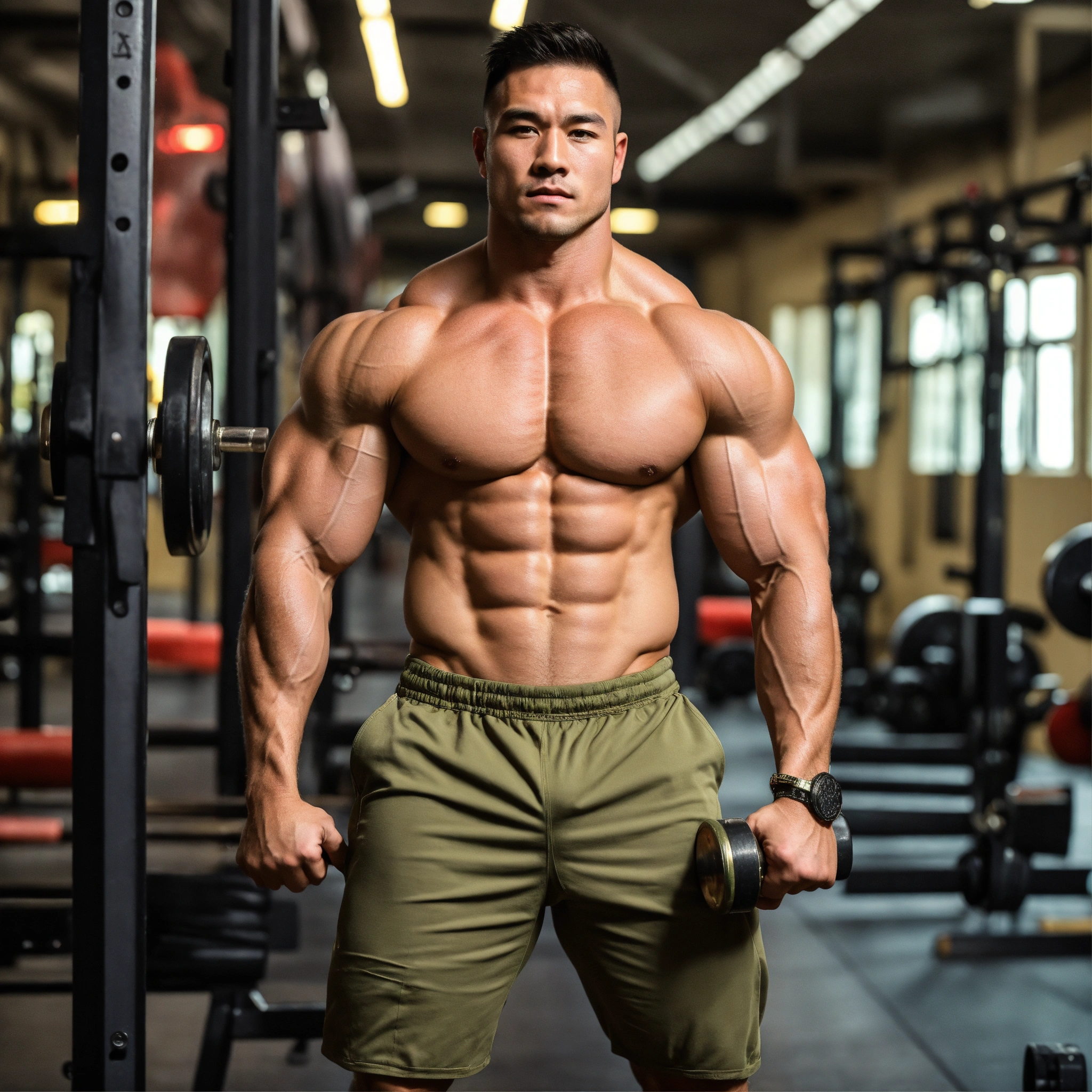 Lexica - 30-year-old man with big muscles, big bodybuilder, body like a ...