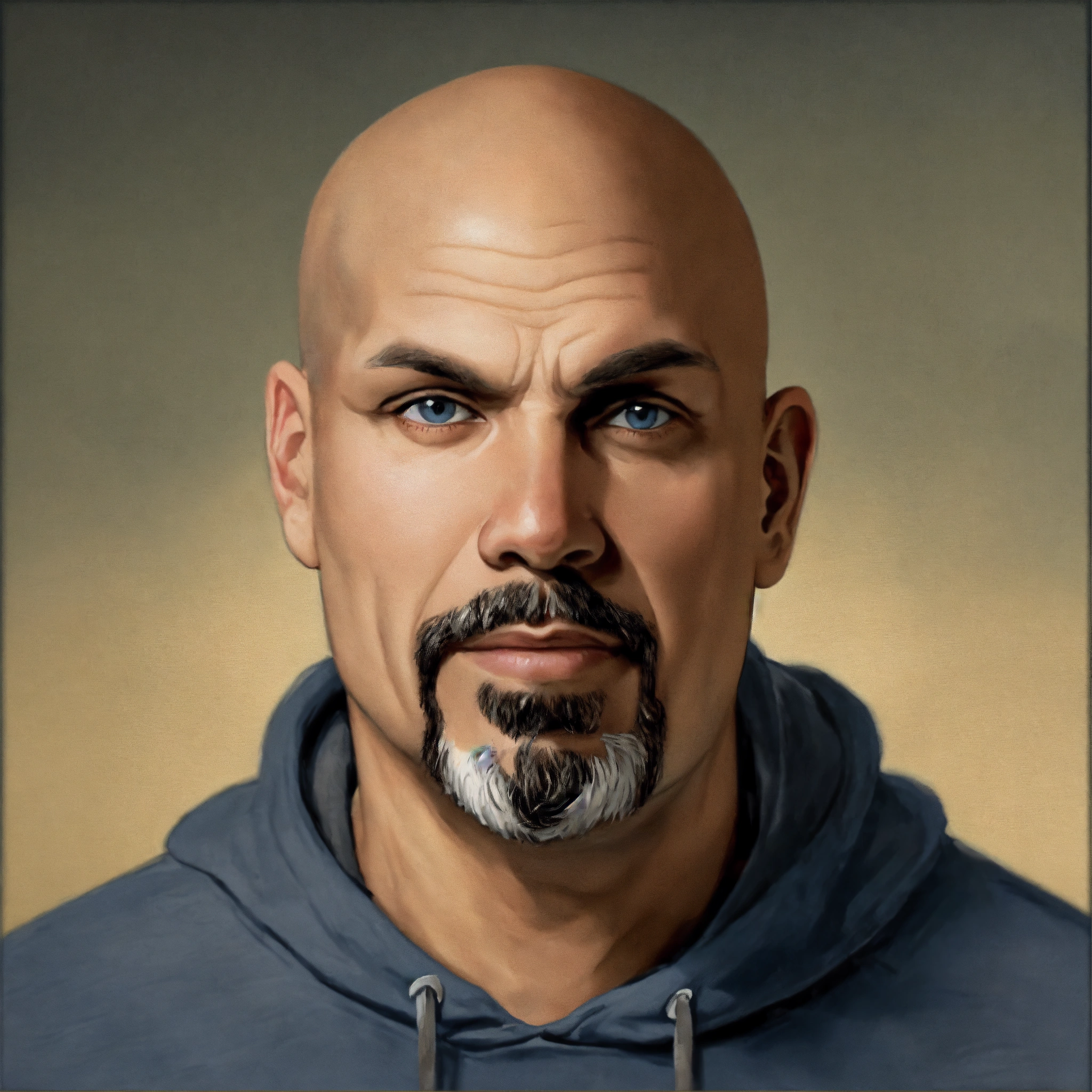 Lexica - JOHN FETTERMAN A GIANT HOMELESS MAN WITH A LARGE BULBUS BALD ...