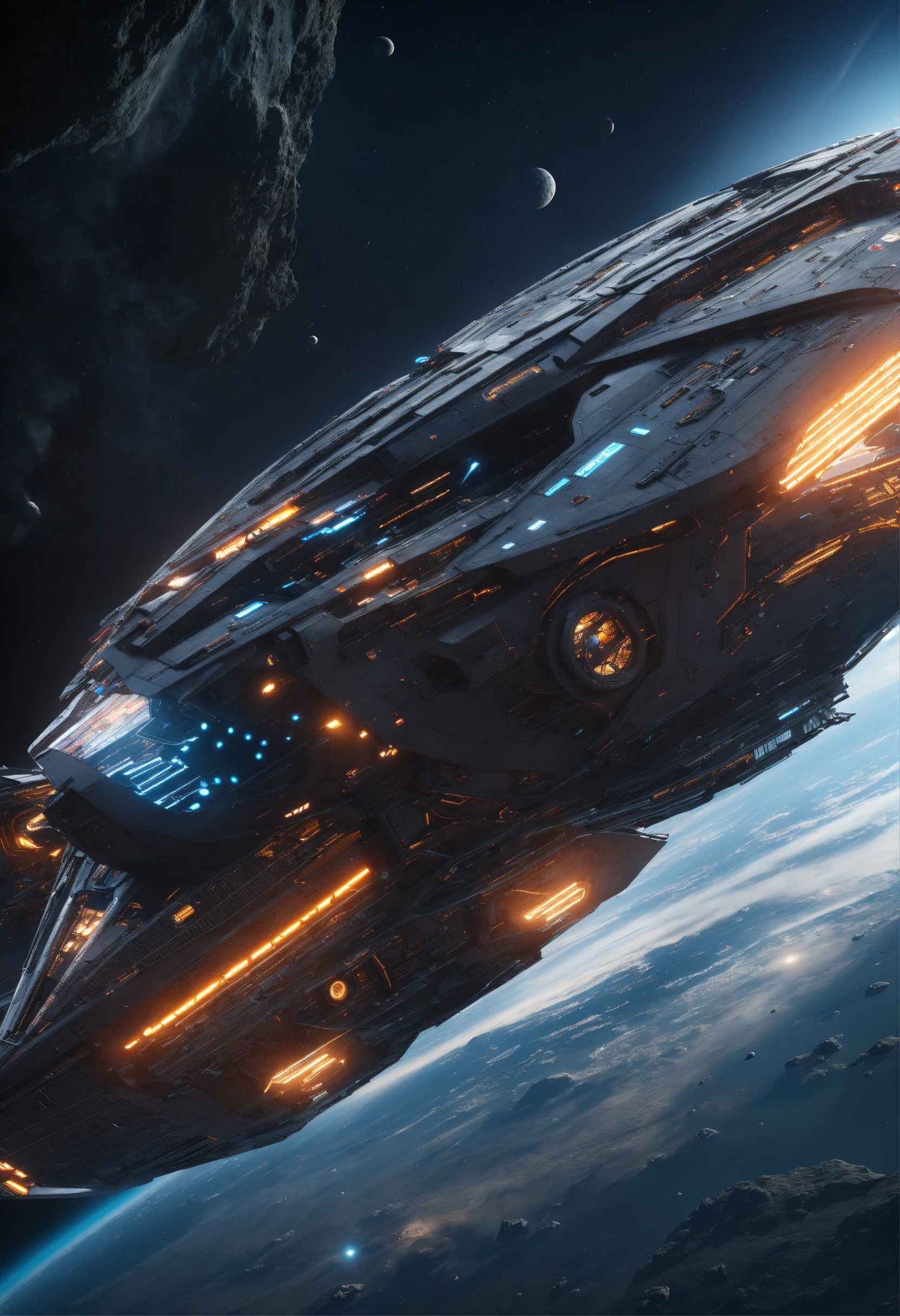 Lexica - Ultra futuristic design starship Designed by 8k resolution ...