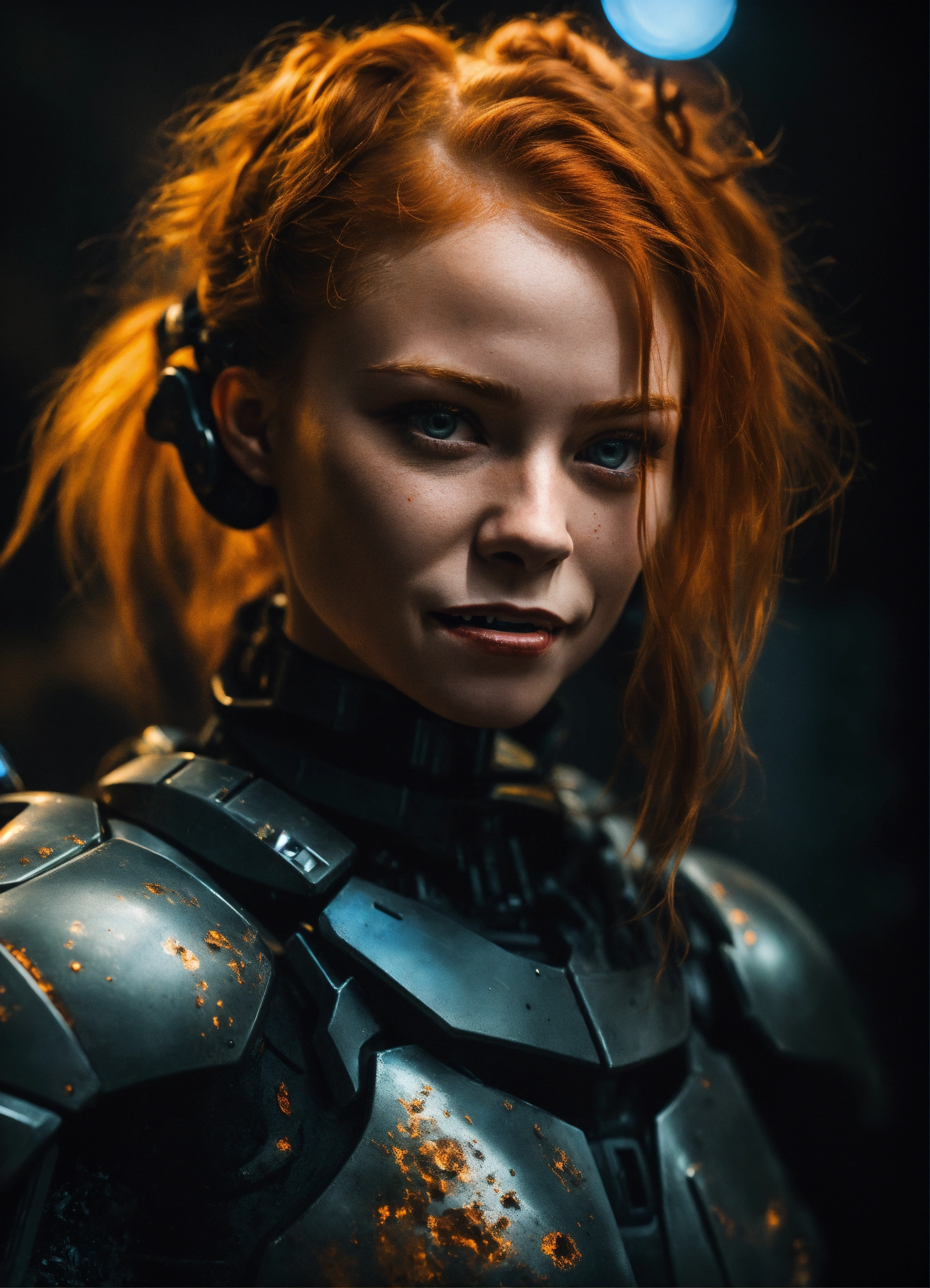 Lexica - An ultra detailed photo of a crazy scary 20-year-old ginger ...