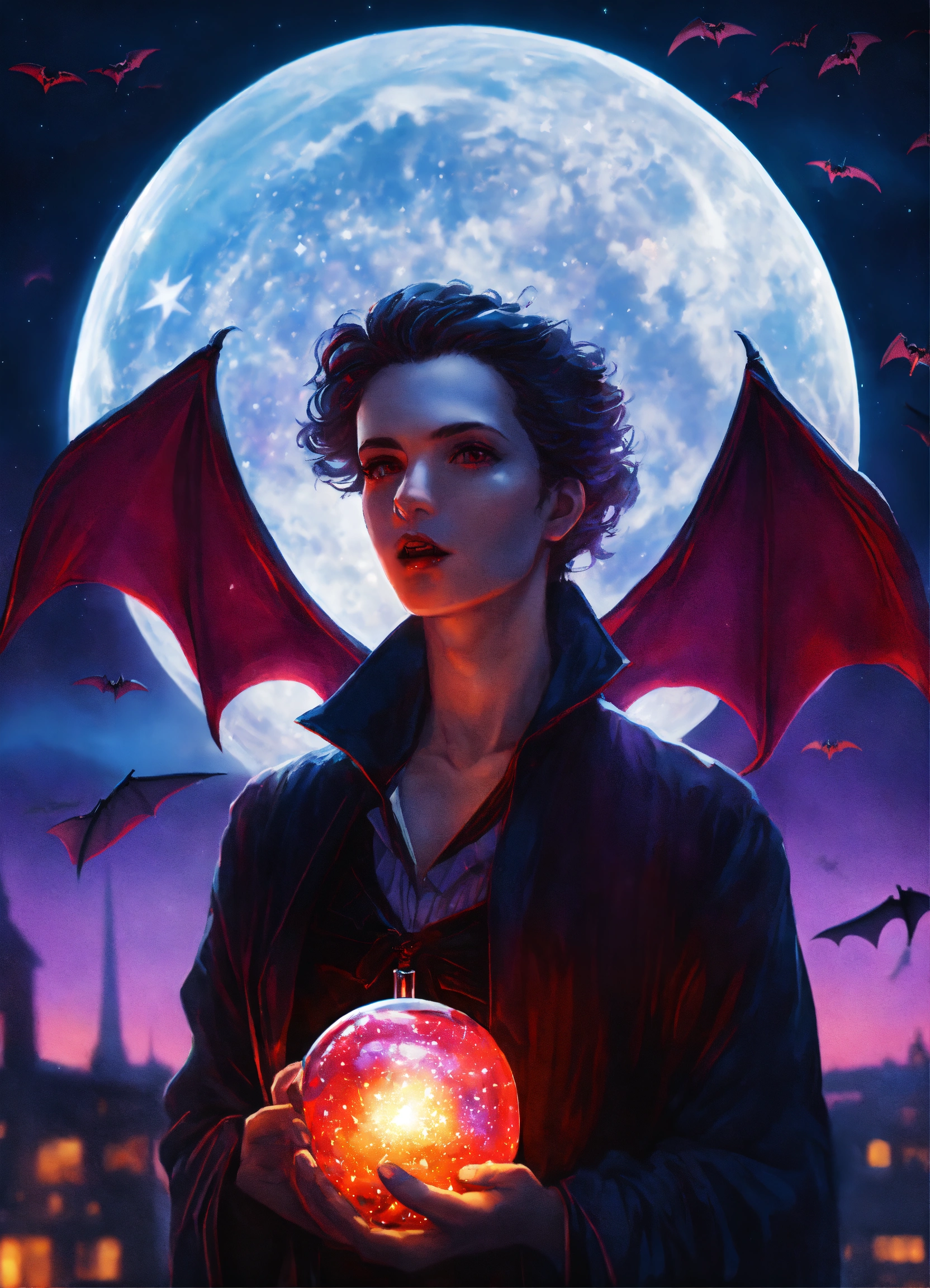 Lexica - ALL glassblowing superrealism style urban vampire STYLE ...