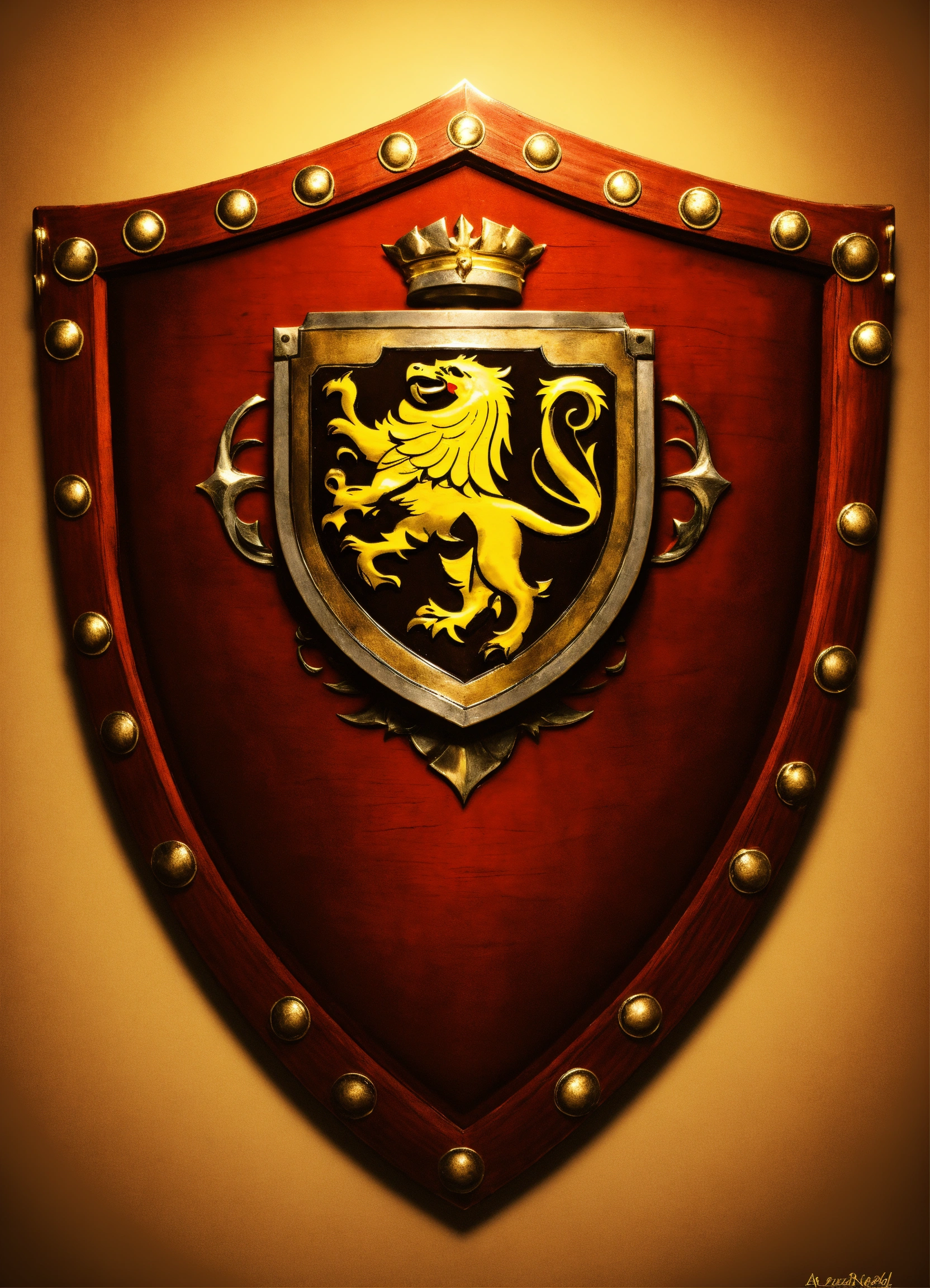 Lexica - A simple shield with heraldry