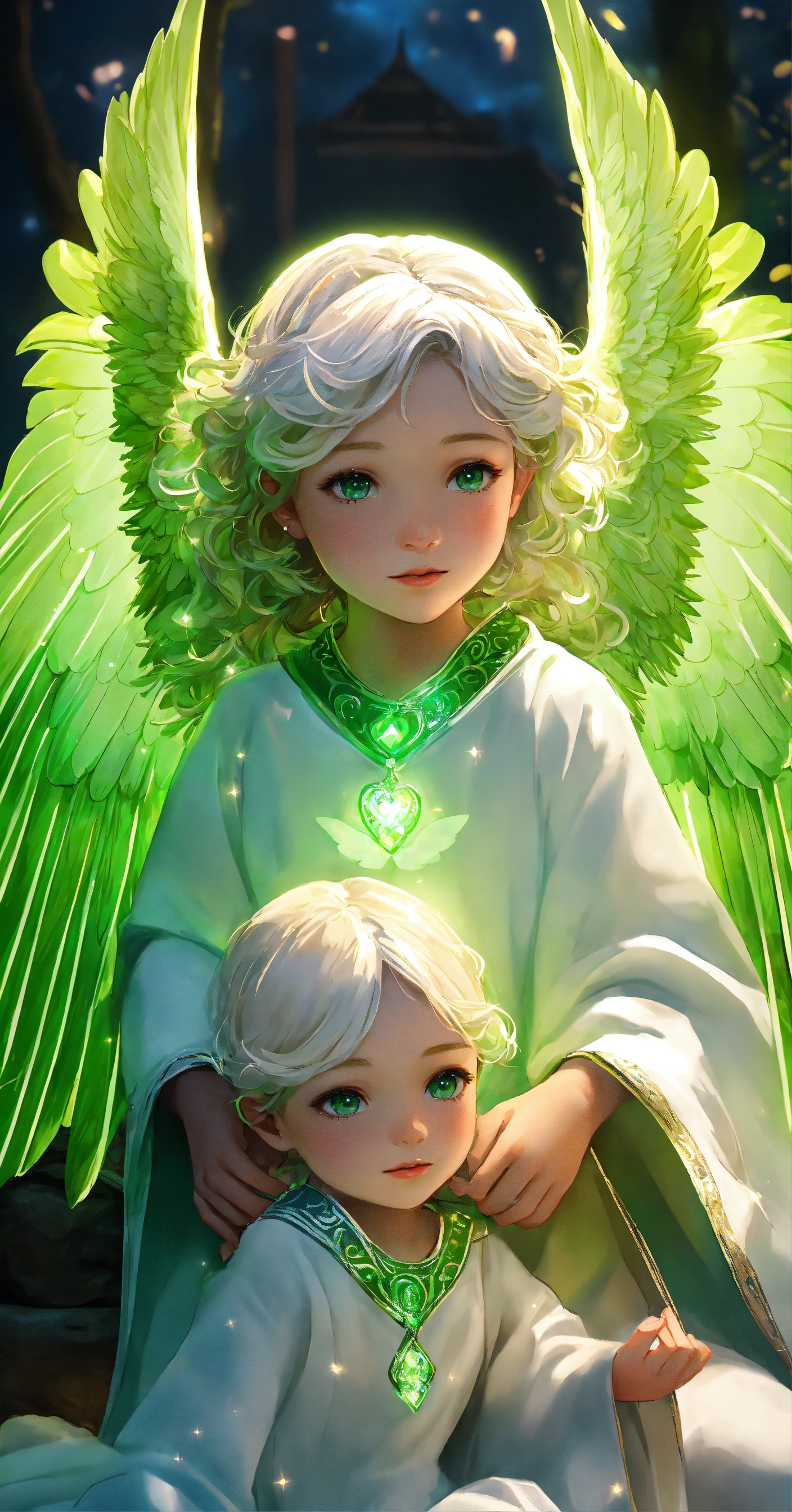 Lexica 2 Guardian Angels One Is A Boy And The Other Angel Is A 7