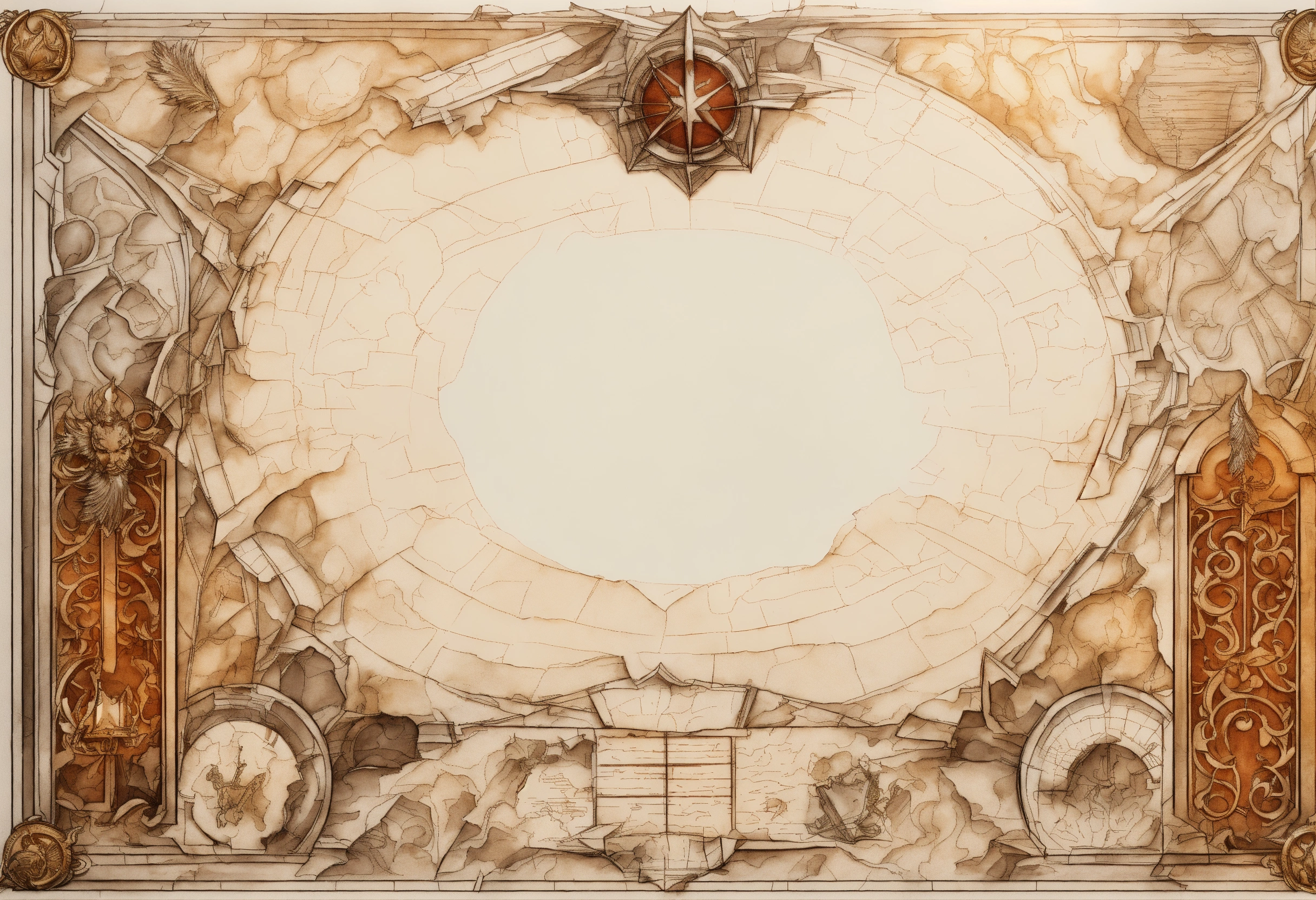 Lexica - A dungeons and dragons paper sheet with embellishments ...