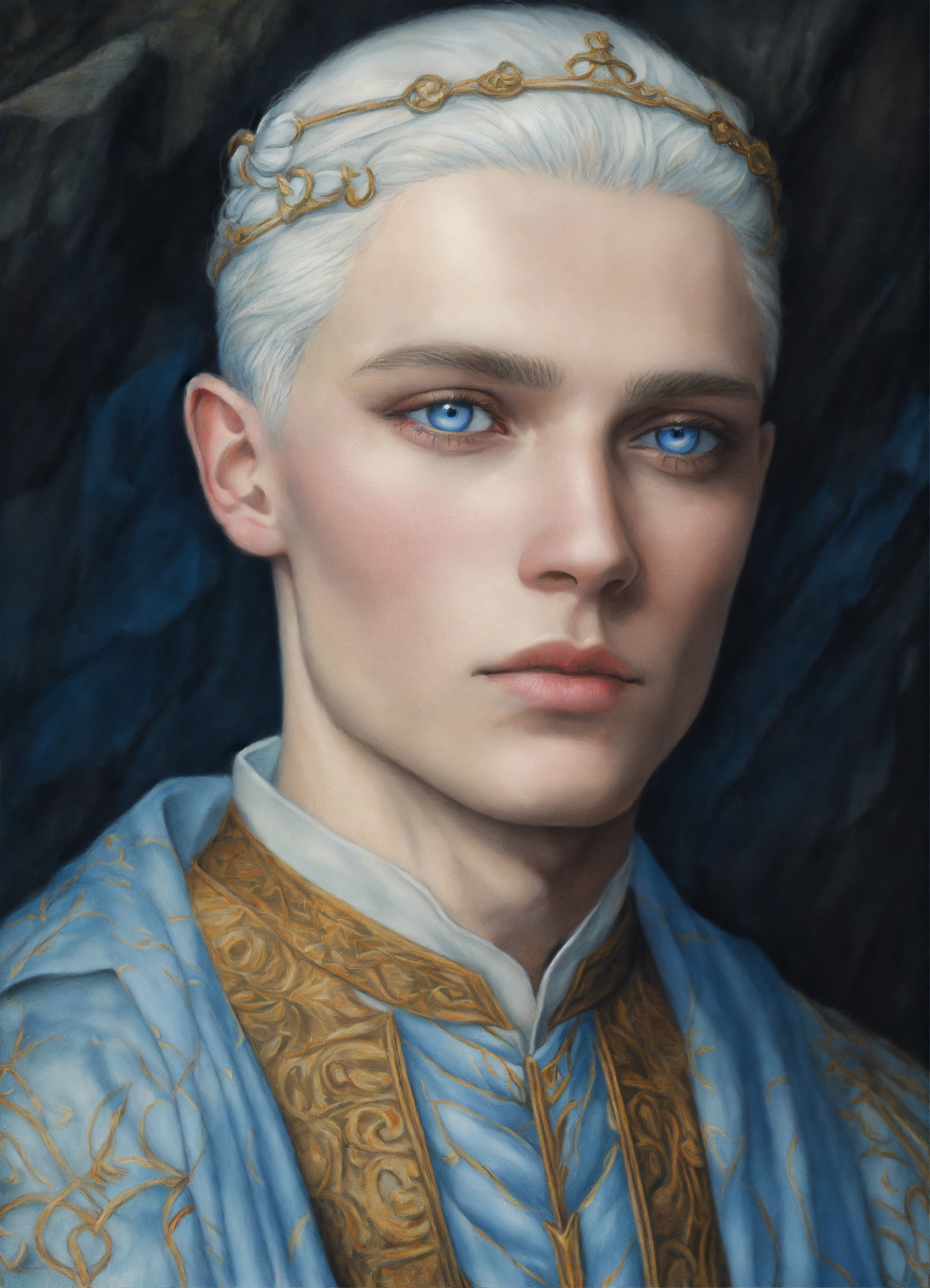 Lexica - Realistic colored pencil illustration of Portrait of a ...