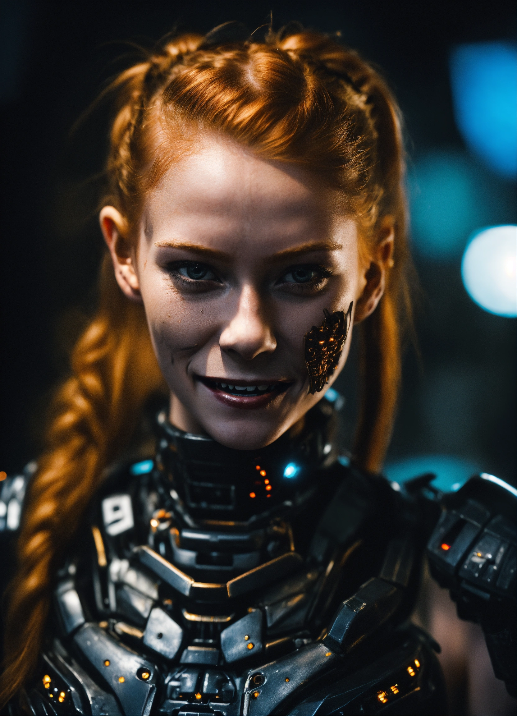 Lexica - An ultra detailed photo of a crazy scary 20-year-old ginger ...