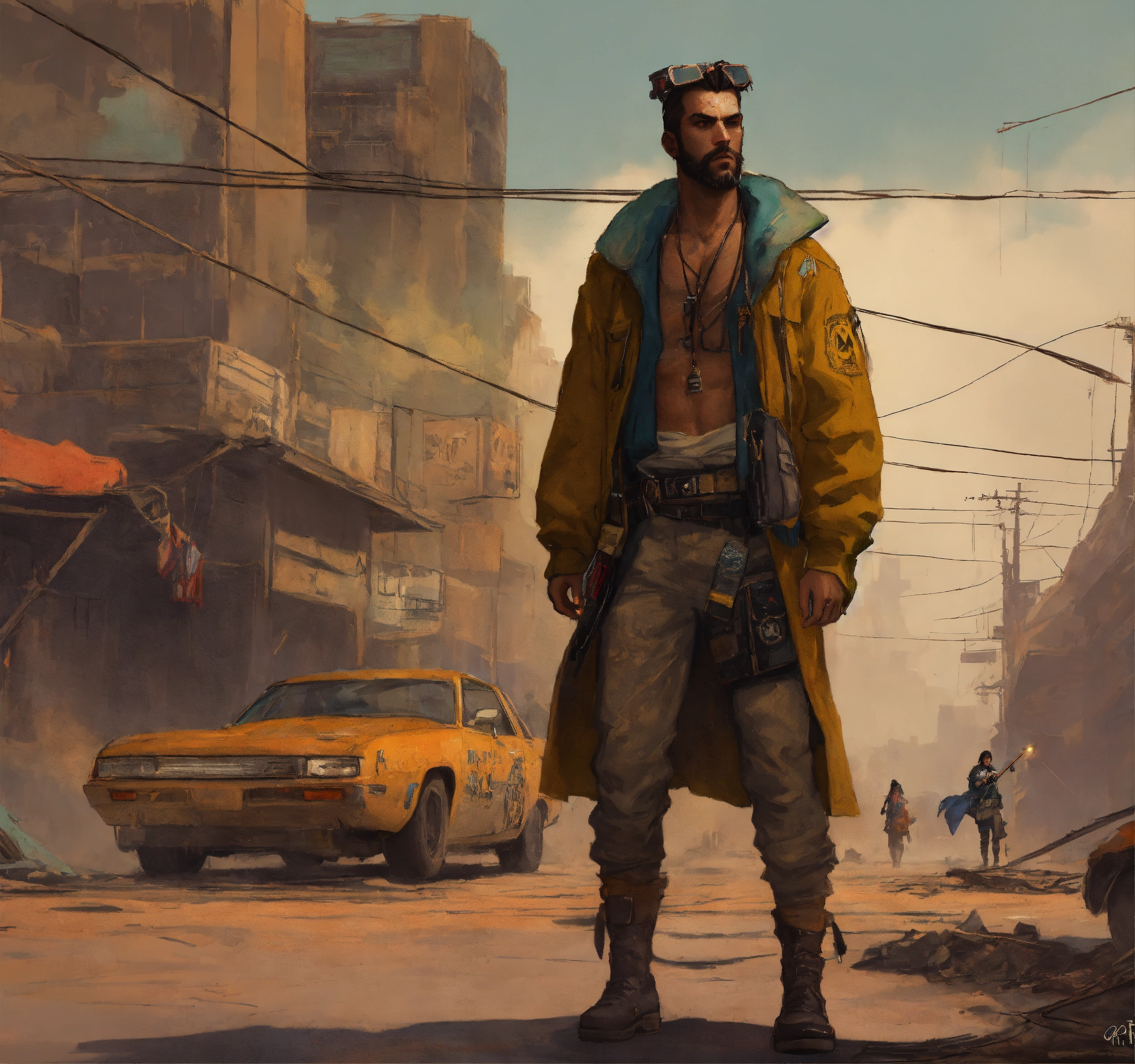 Lexica - Drifter delinquent wearing ratty clothing, Apocalyptic ...