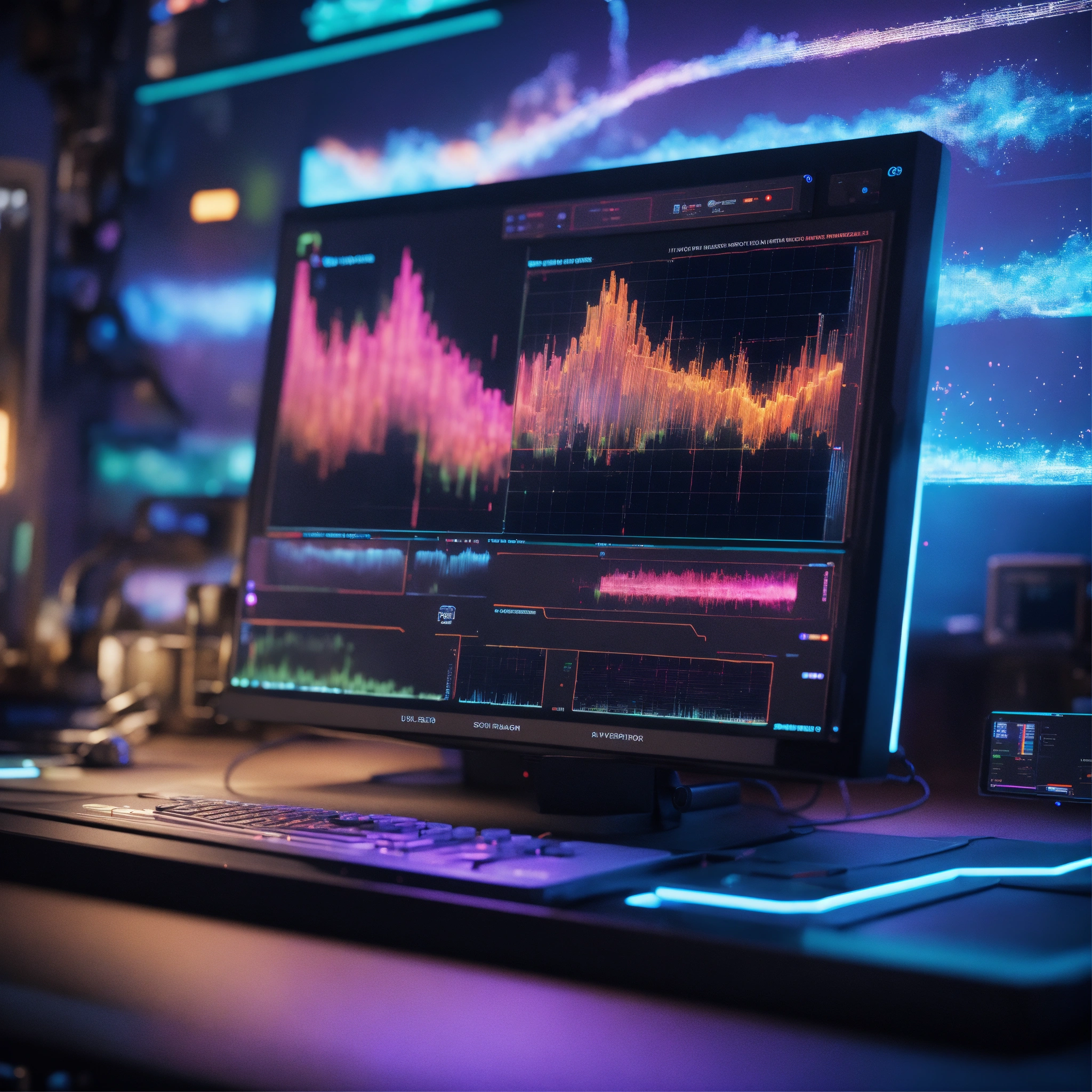 Lexica - A sound visualizer on screen machine with personality ...