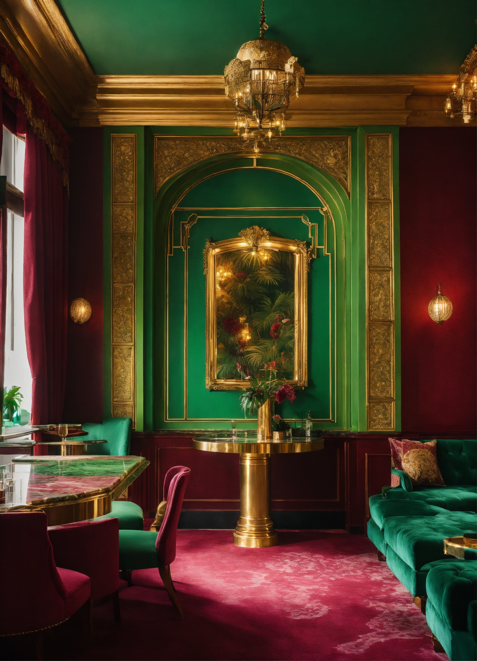 Lexica - A bohemian. Espectacular tropical lobby for a nightclub with ...