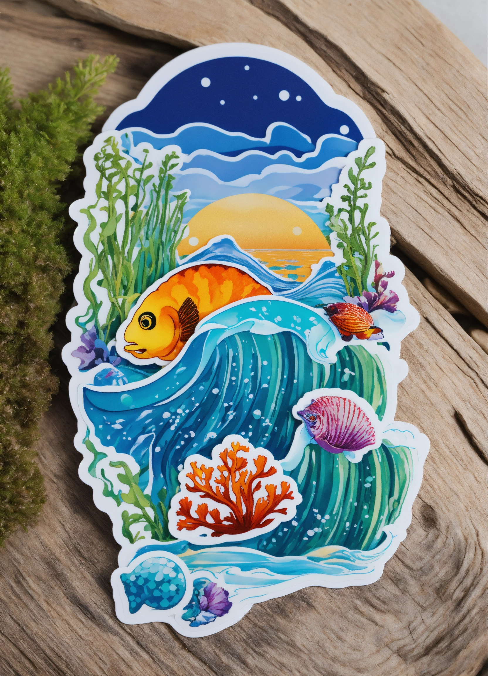 Lexica - Sea theme stickers