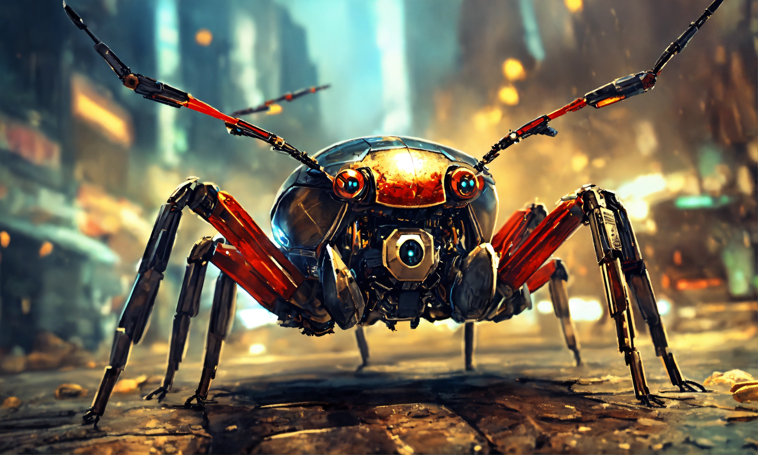 Lexica - Robotic bug invasion, multitudes, spider bots, attack, hi-tech