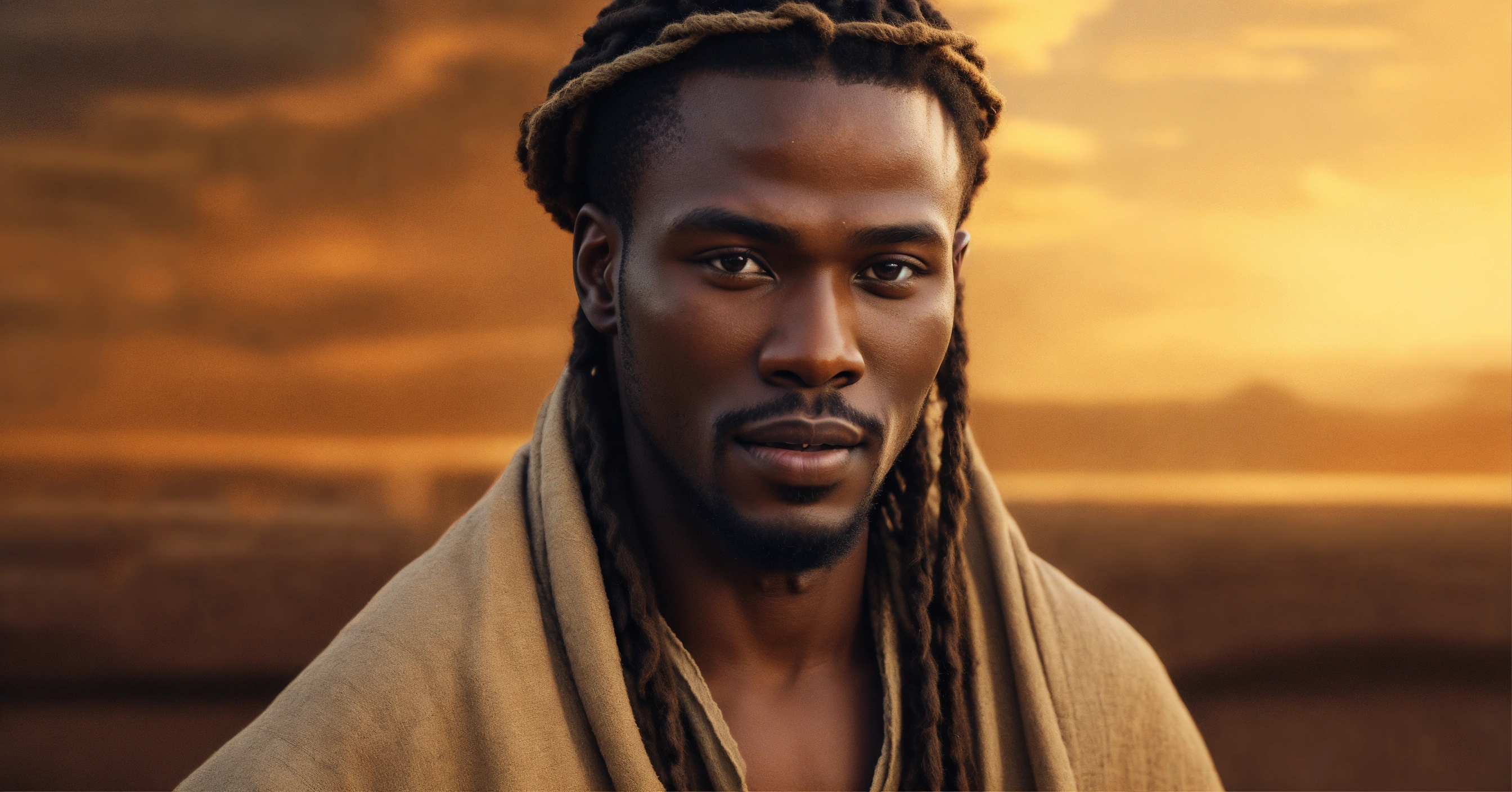 Lexica - Illustrate a view of a young handsome, strong, broad ...