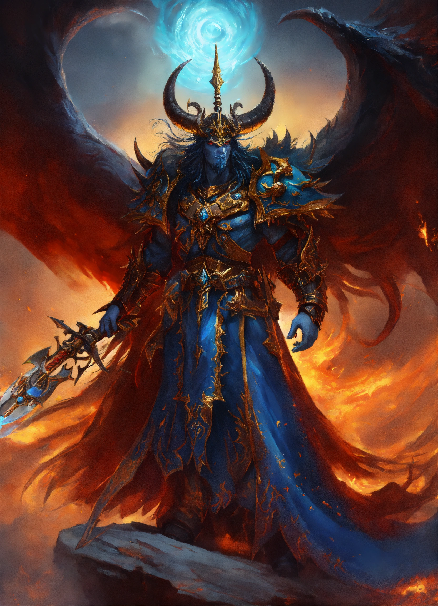 Lexica - Archaon the chaos sorcerer of the blue celestial flame ...
