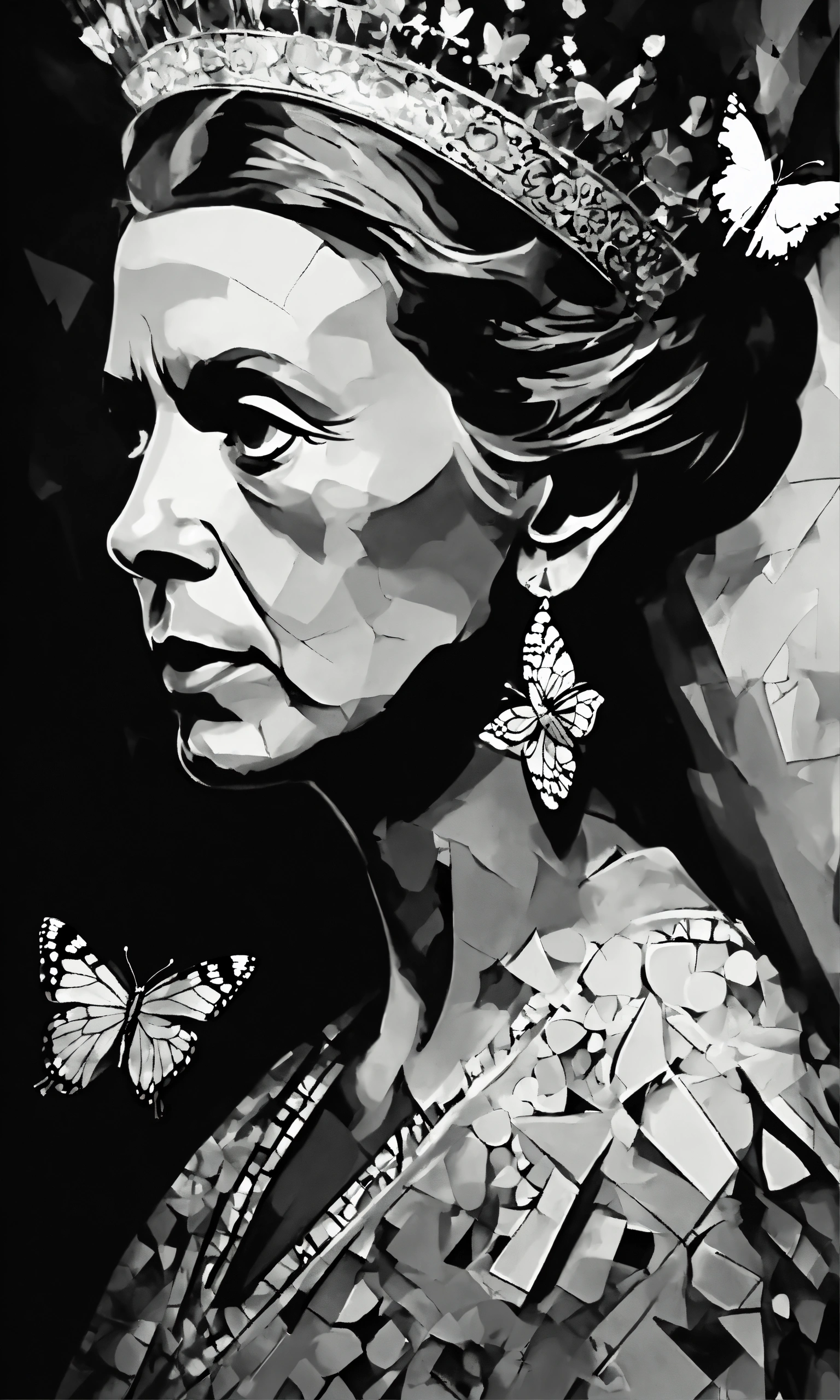 Lexica - "A realistic representation of Queen Sofia of Spain, in her ...