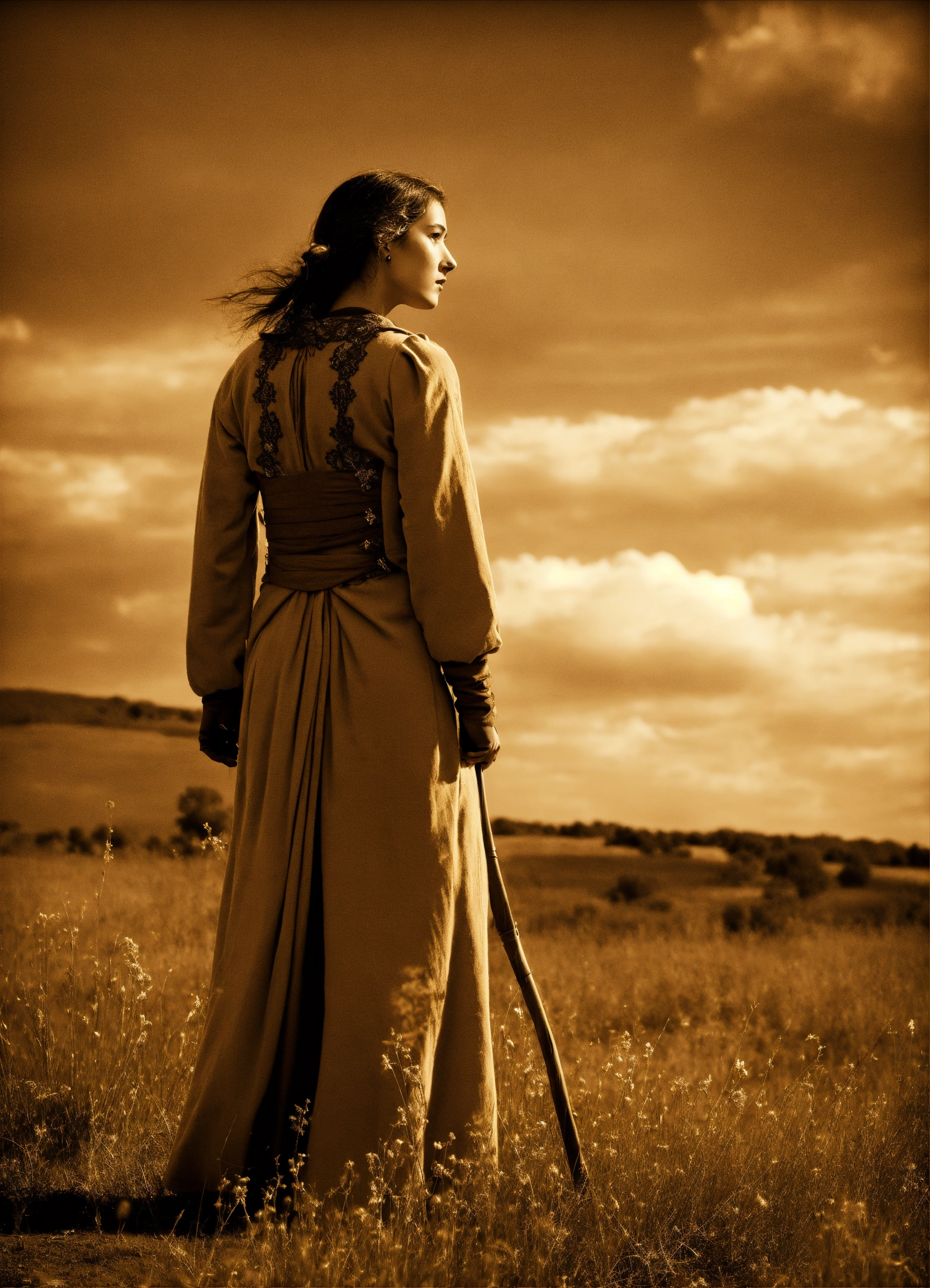 Lexica - Hope, personified, sepia