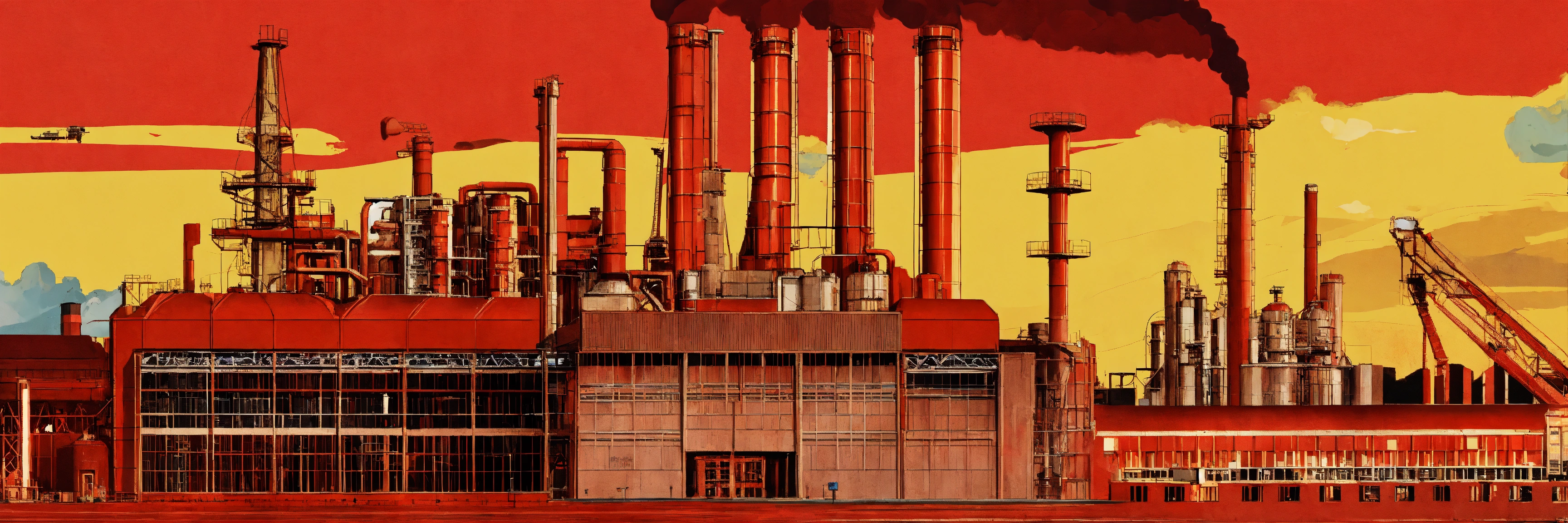 Lexica - Collage on the theme of the USSR factory