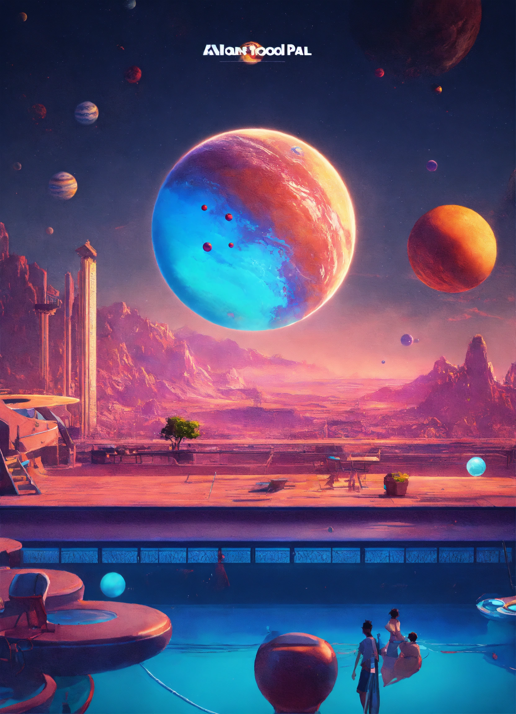 Lexica - Animated. Planet pool.