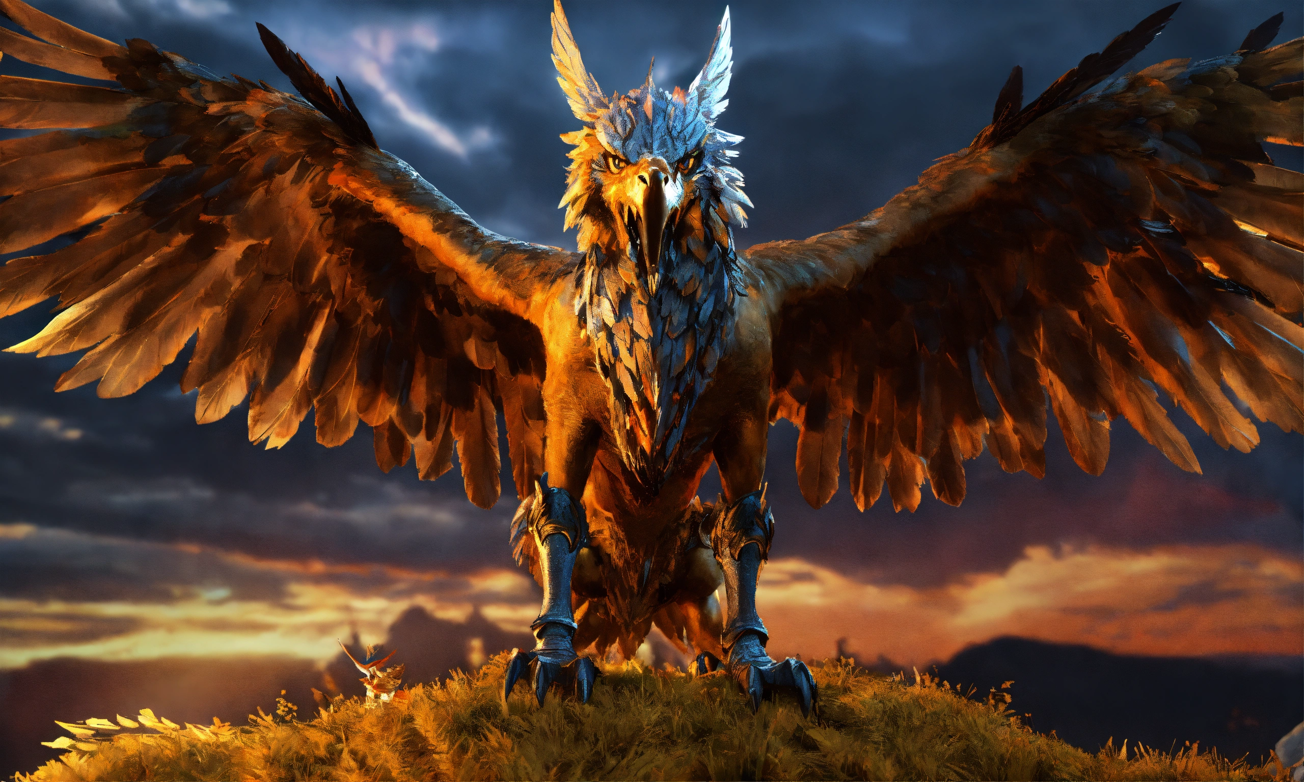 Lexica - An undead griffin. 8k, HDR, unity render