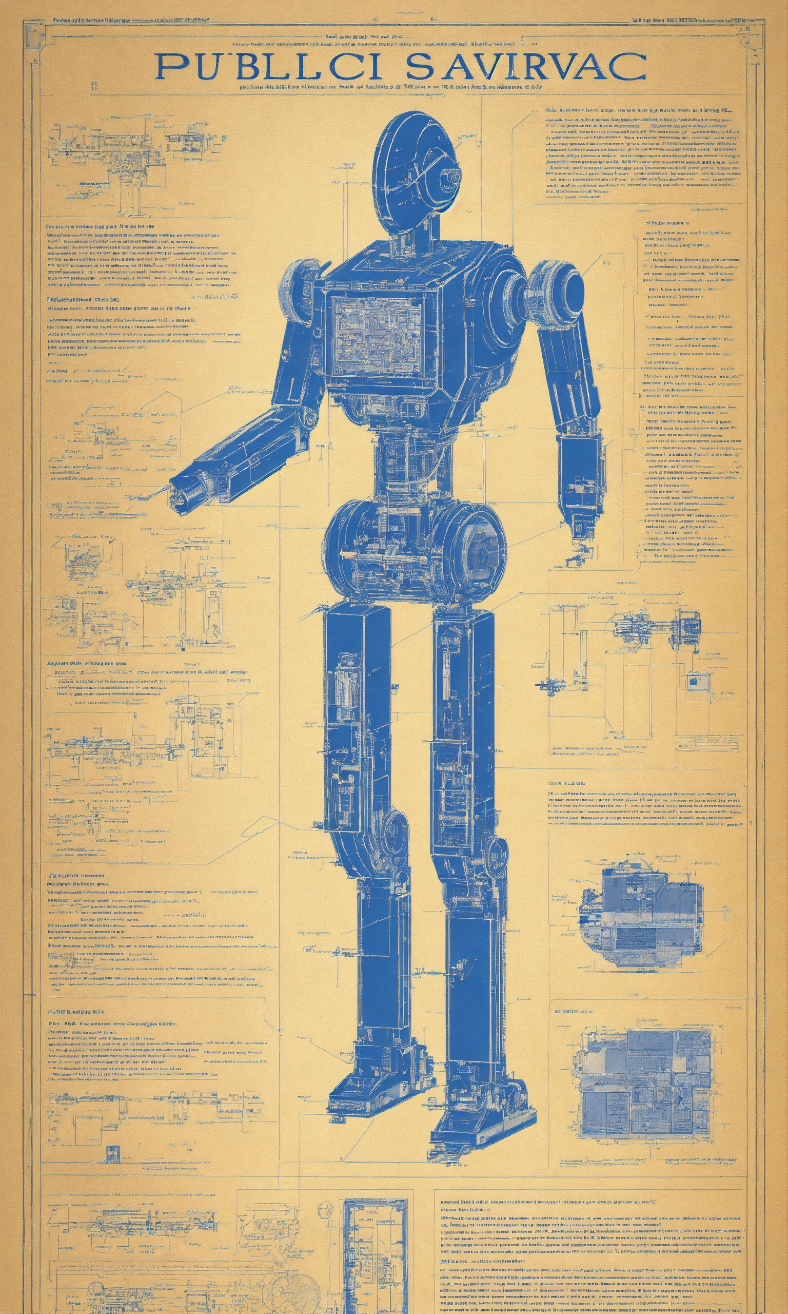 Lexica - Public Service Poster "Build Personal AI"; Technical ...