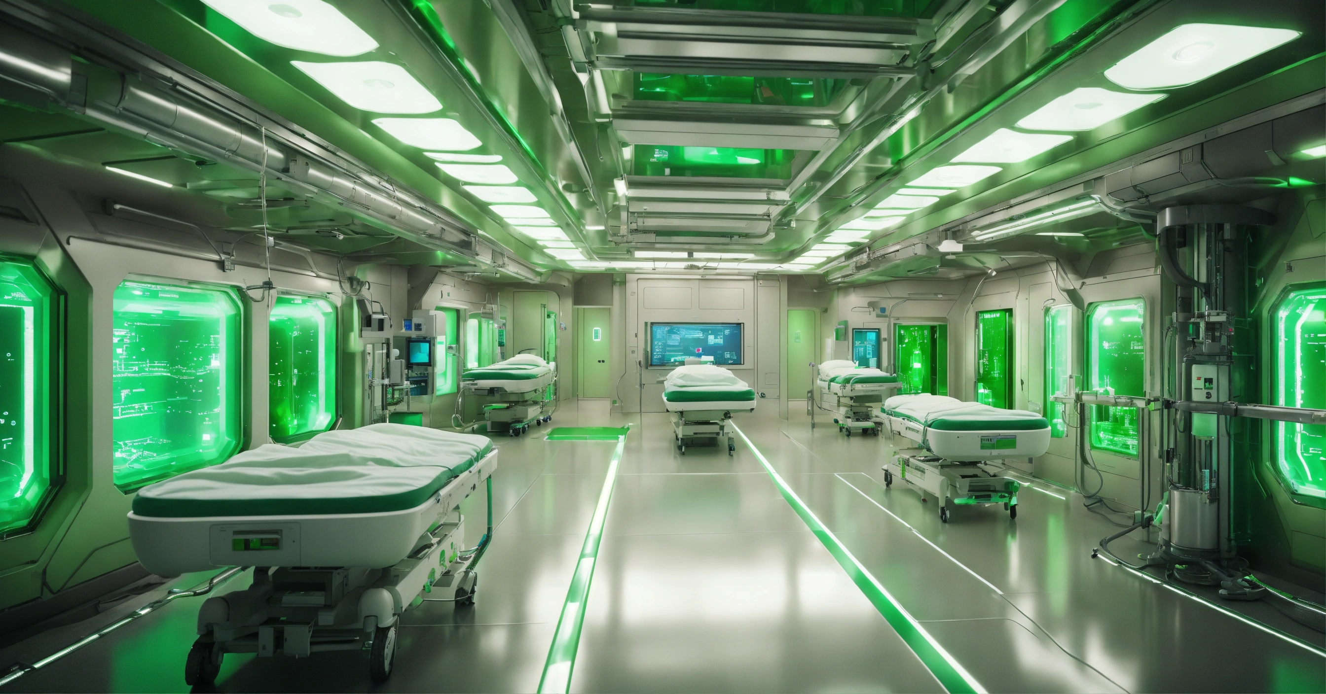 Lexica - A realistic photo of an advanced medical facility, with ...