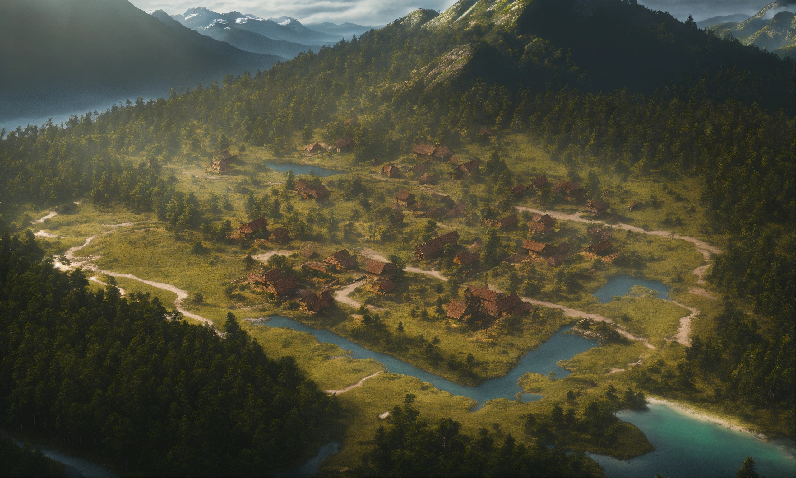 Lexica - Streetmap of coastal Colonial frontier settlement pine forest ...