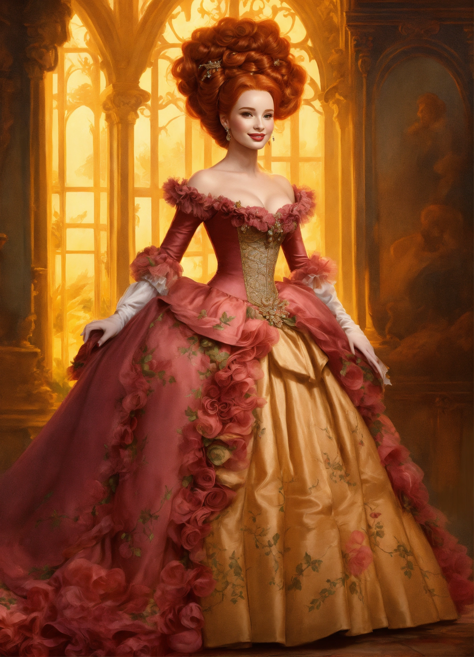 Lexica - "Madelaine Petsch as legendary opera primadonna", huge curly ...