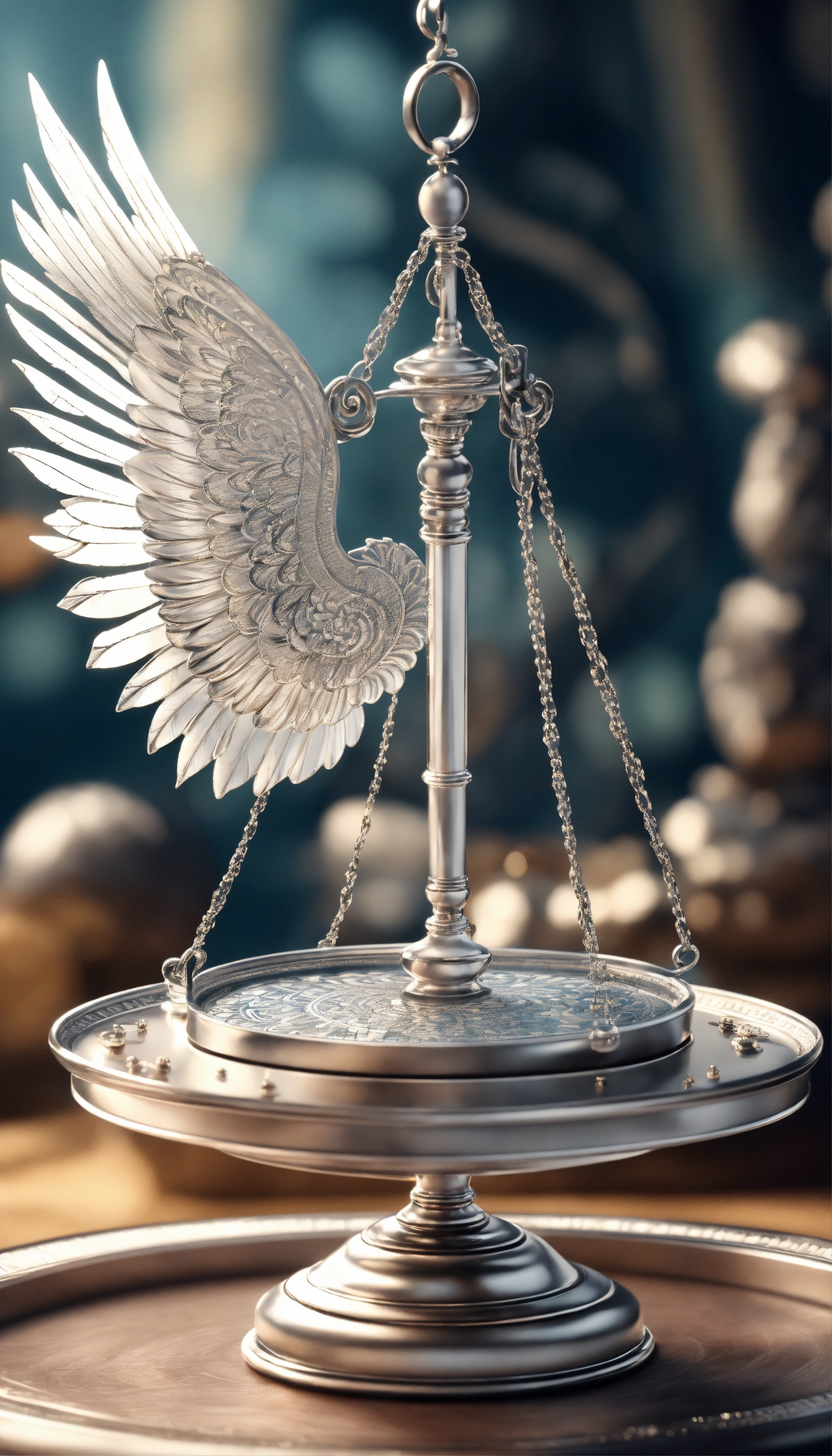 Lexica - Beautiful and perfect silver balance scale, detailed, digital ...