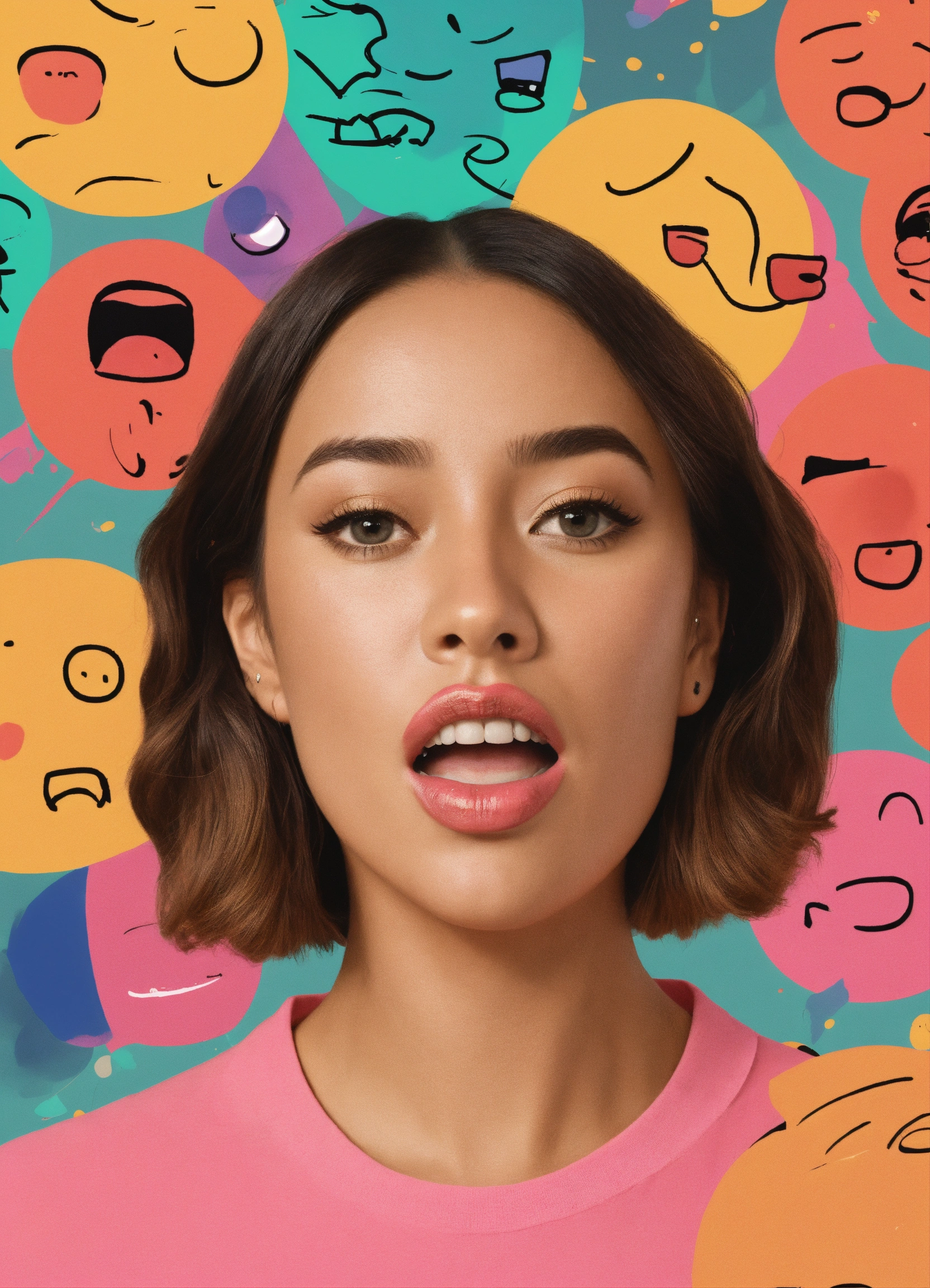 Lexica - A design that represents a celebrity following on a video ...