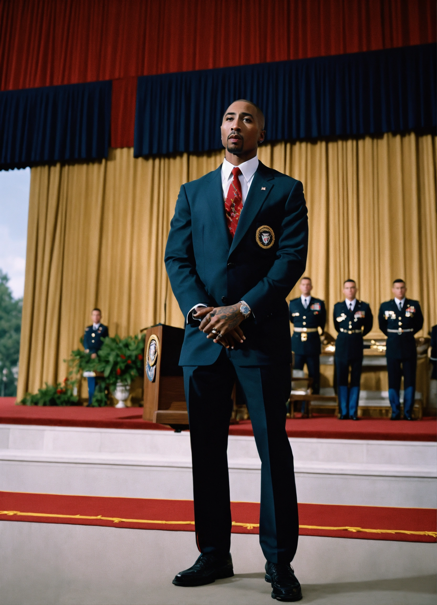 Lexica - Tupac Shakur as the President of the United States high ...