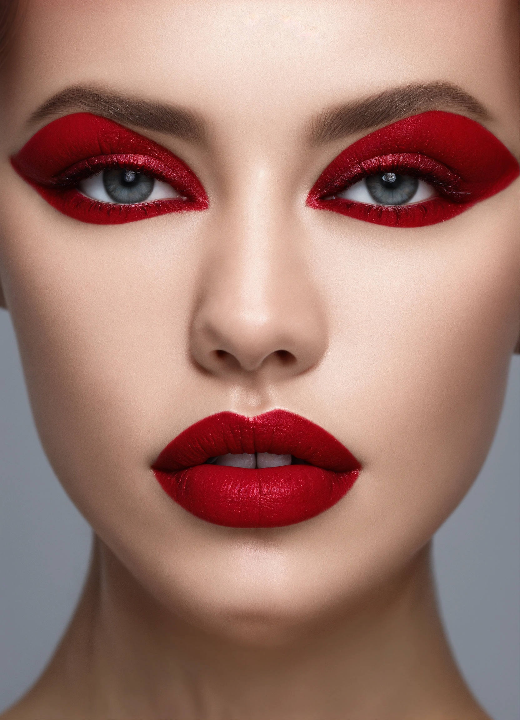 Lexica - Draw a picture for the article .red lips,8k