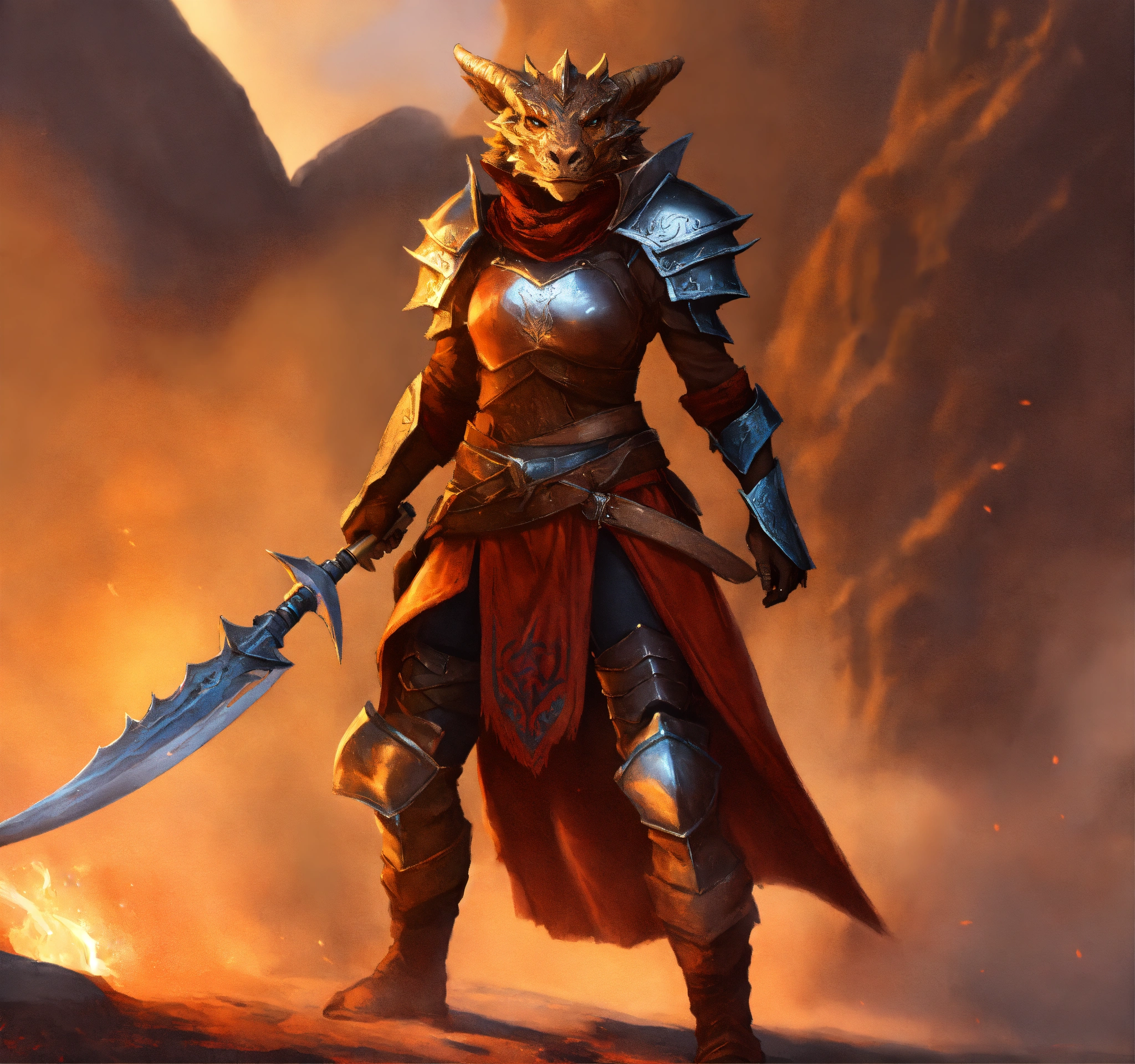 Lexica - Female, Dragonborn