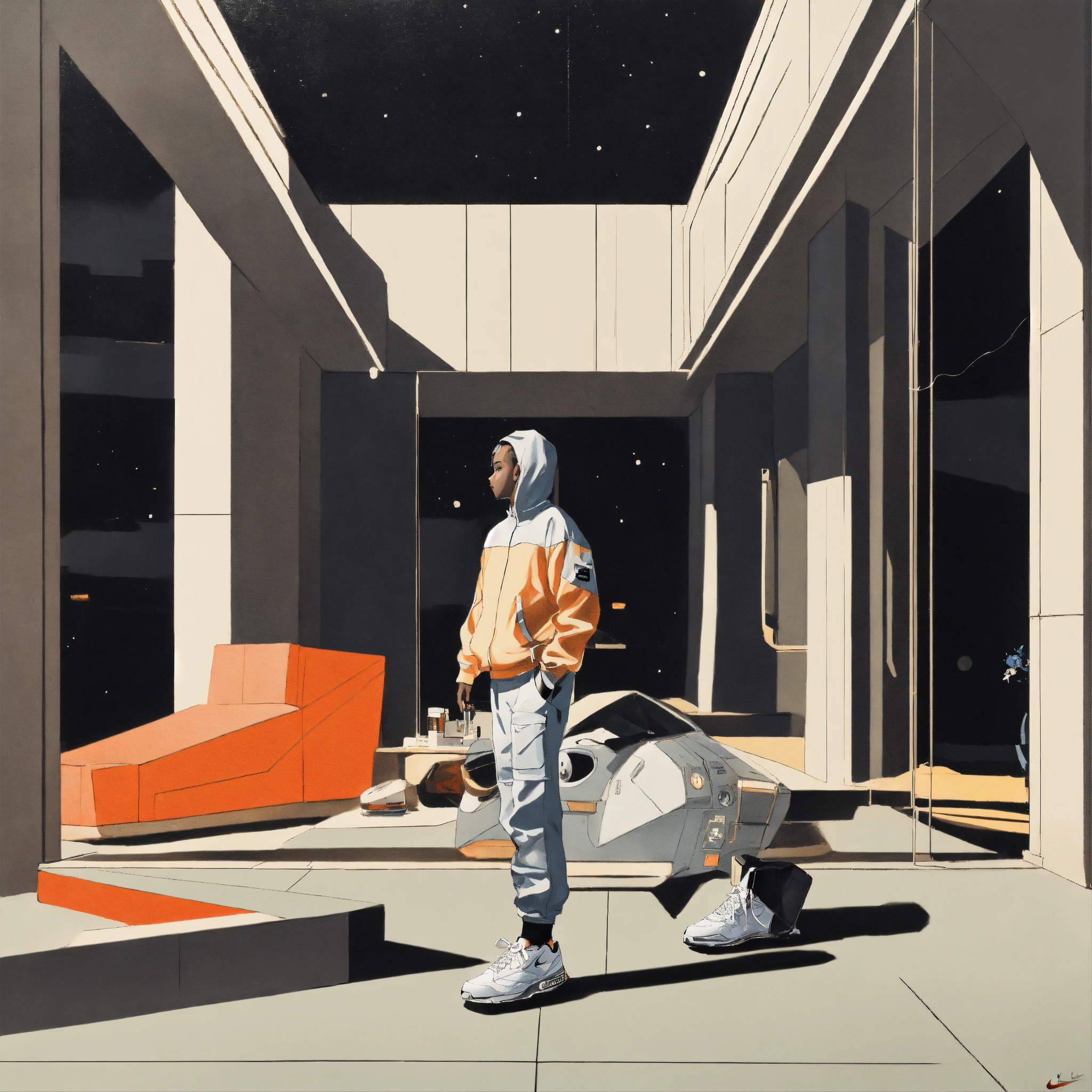 Lexica - ((Cartooned)) fine Artwork in frame, canvas Lettering|bodies ...