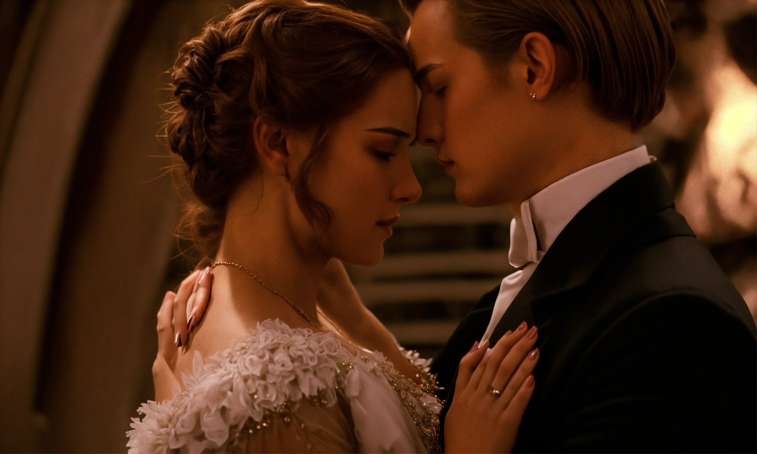 Lexica - Pose of couple from titanic, normal arms and nails