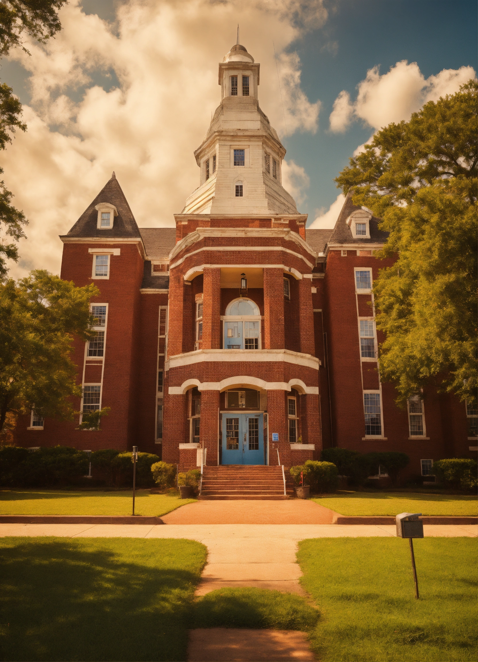 Lexica - Surreal style African American HBCU college campus