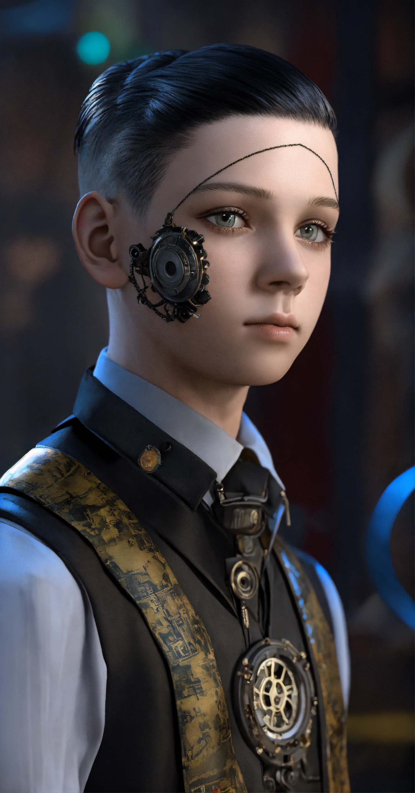 Lexica - 16 year old looking boy, male, wednesday addams wearing ...