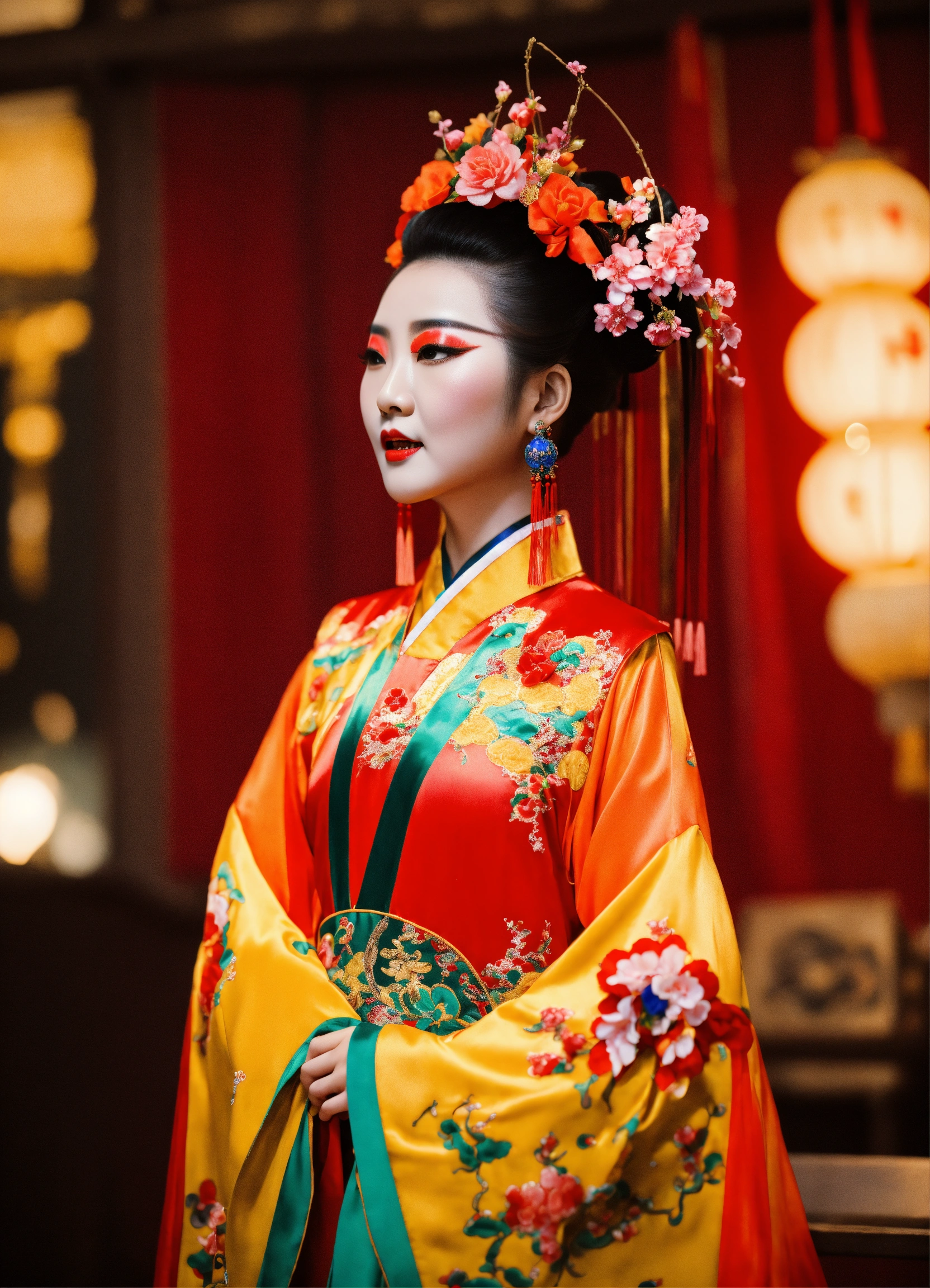 Lexica - Chinese opera singer un dress