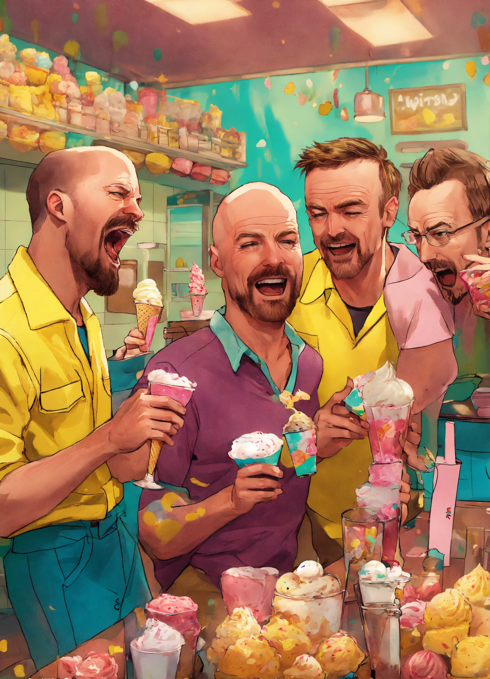 Lexica - Jesse pinkman, saul goodman, walter white, and skylar from ...