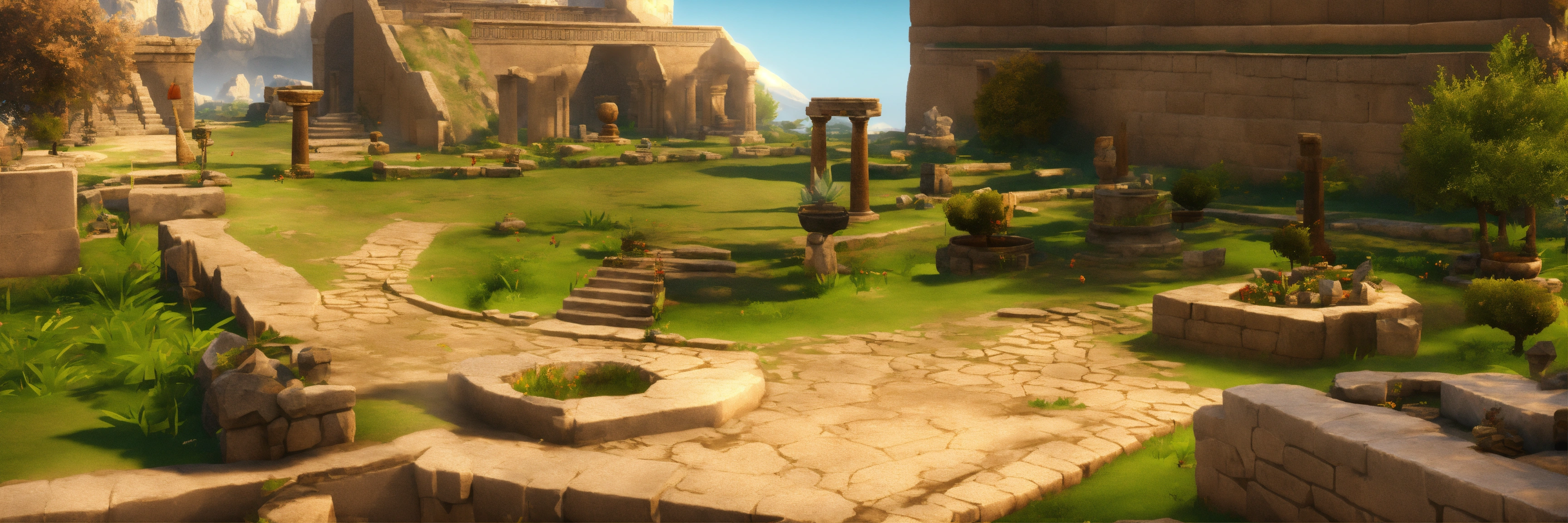 Lexica - Create game ui for ancient greek game 3d ui running game